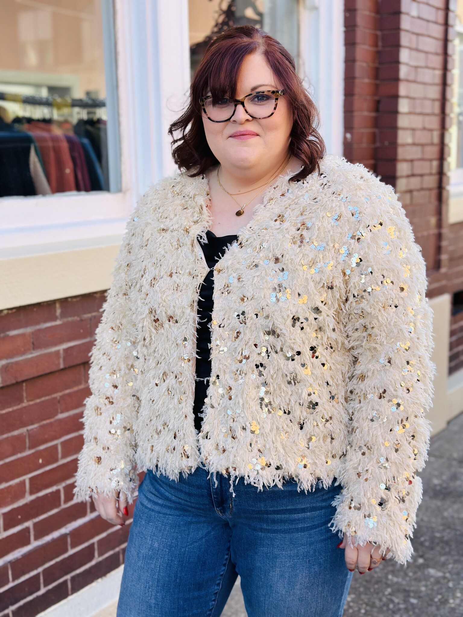 Holiday Sparkle Jacket - Attic Salt Boutique