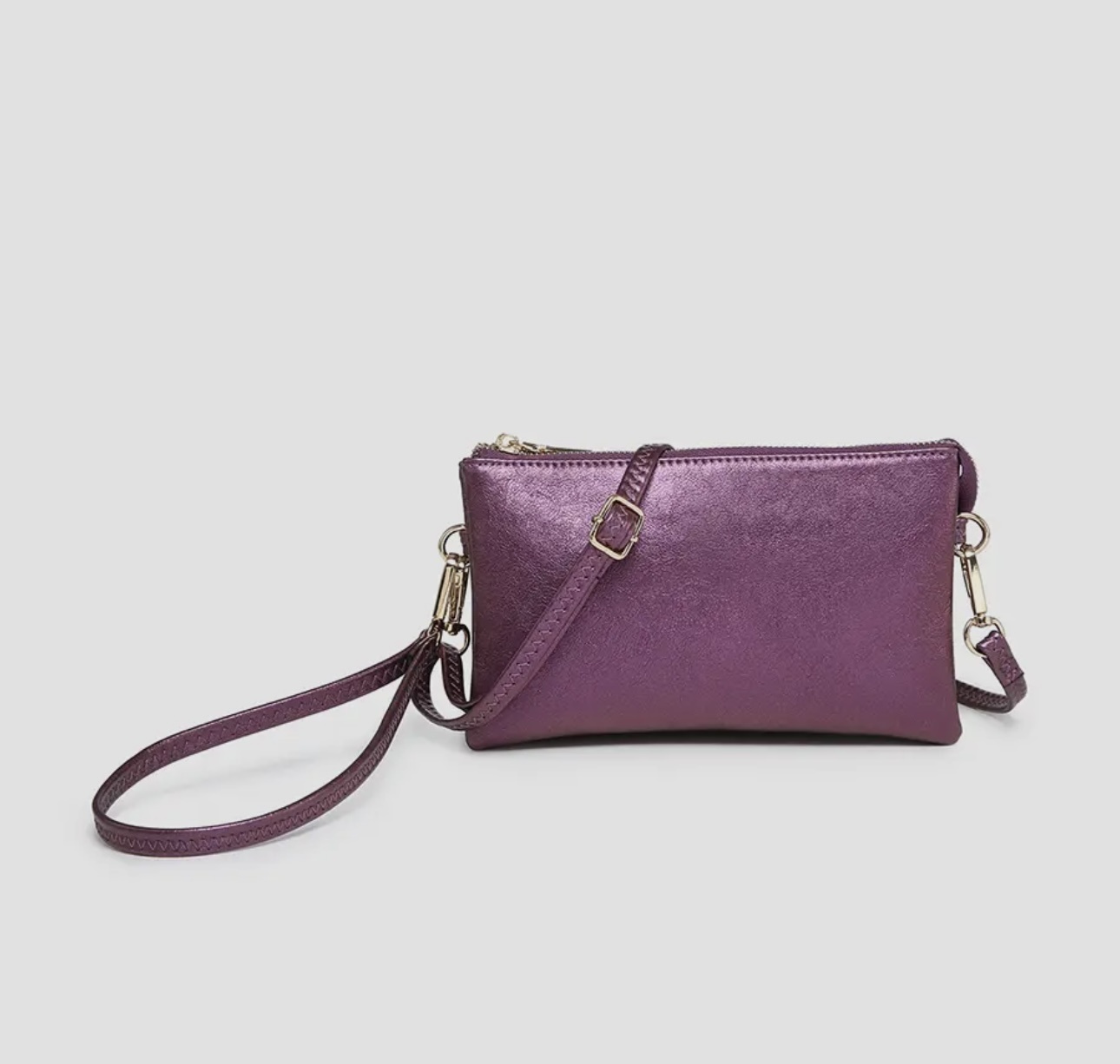 Sapphire Purple Riley Clutch - Attic Salt Boutique