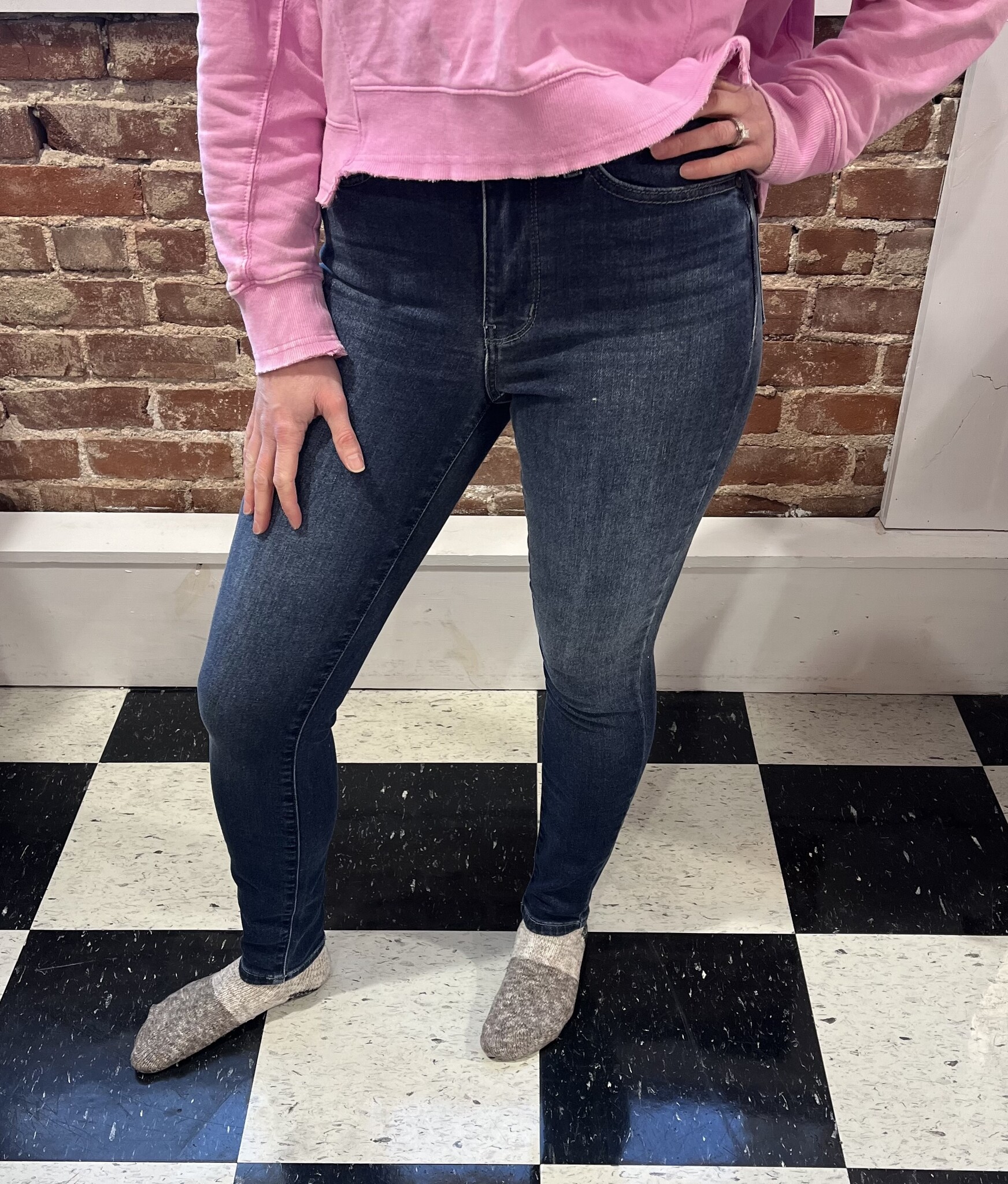 My Way Thermal Skinny Jeans - Attic Salt Boutique