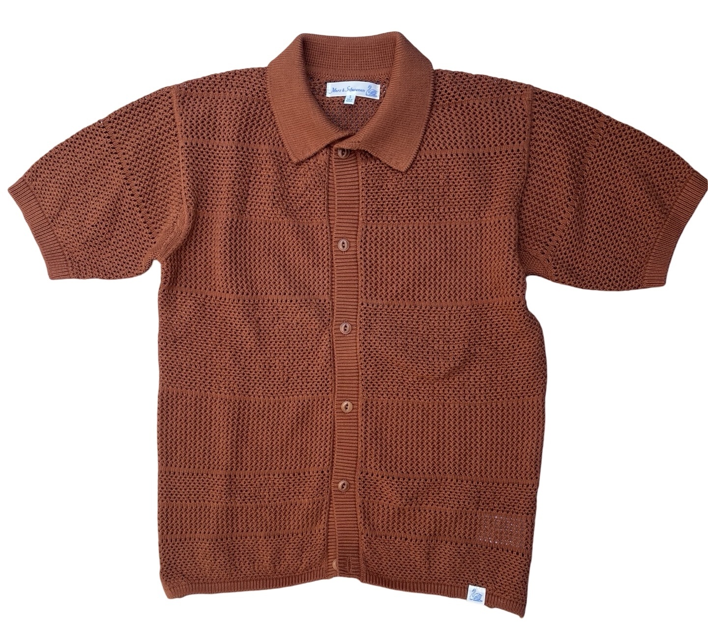 MERZ CO KNIT CROCHET SHIRT - TABOR