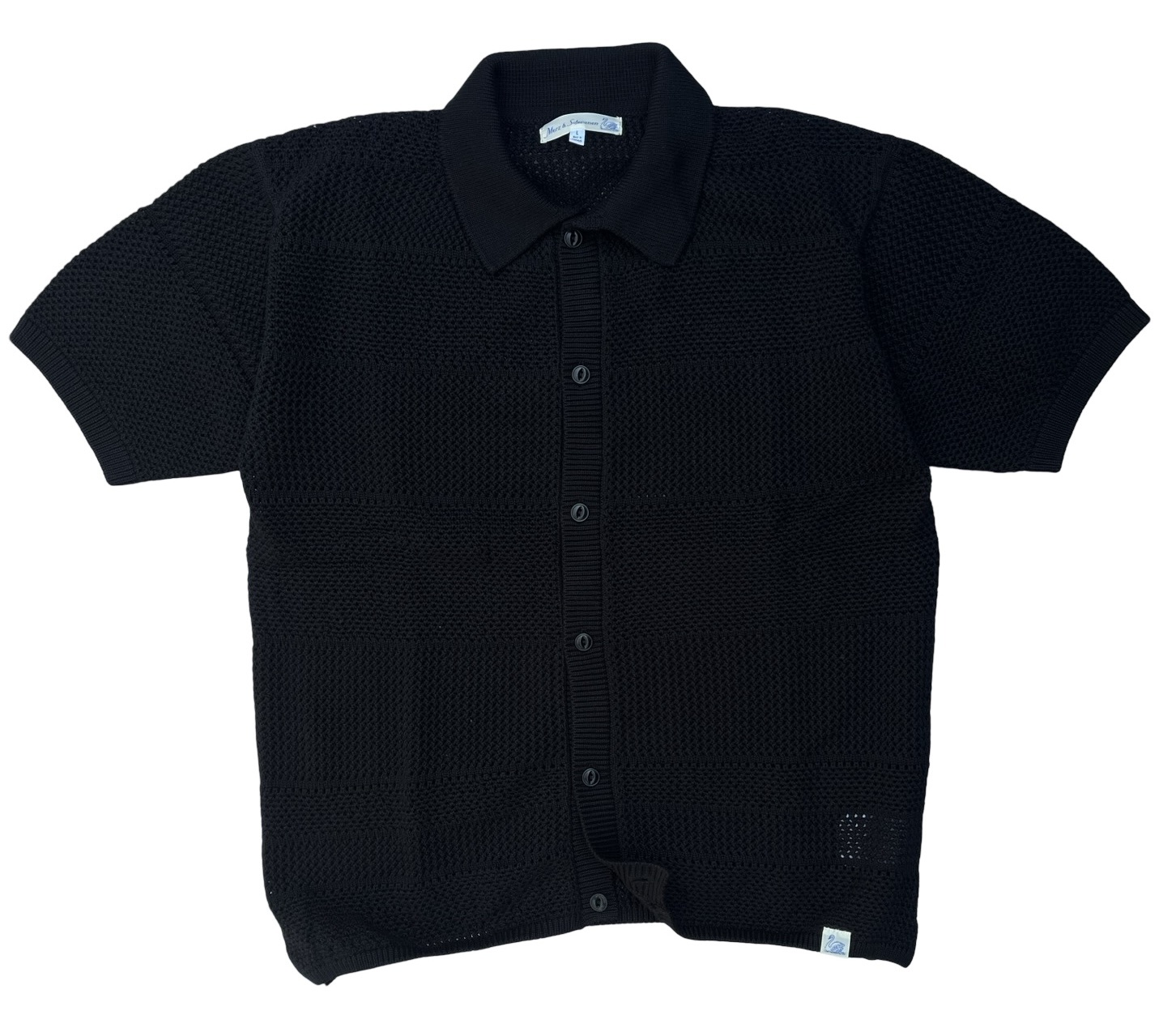 MERZ CO KNIT CROCHET SHIRT. - TABOR