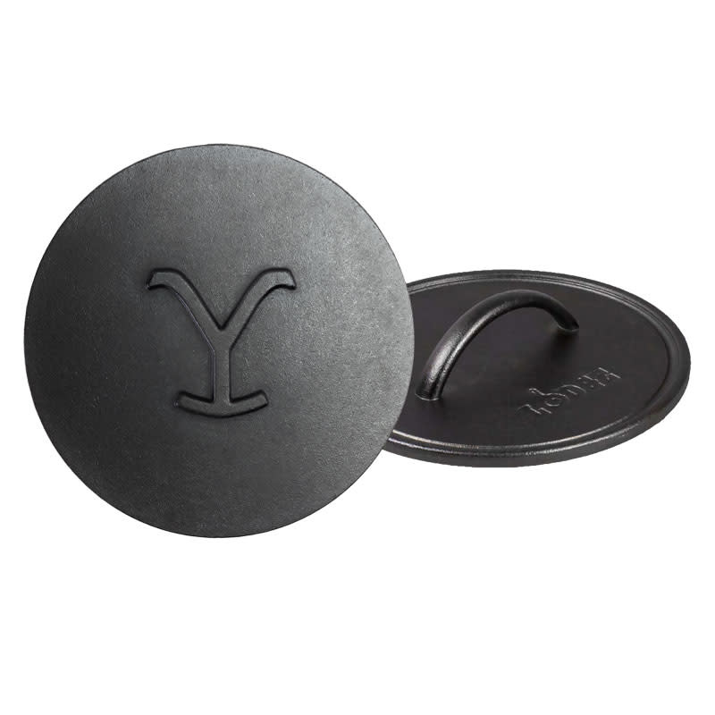 Yellowstone Power Y Cast Iron 8" Grill Press - Creative Kitchen Fargo