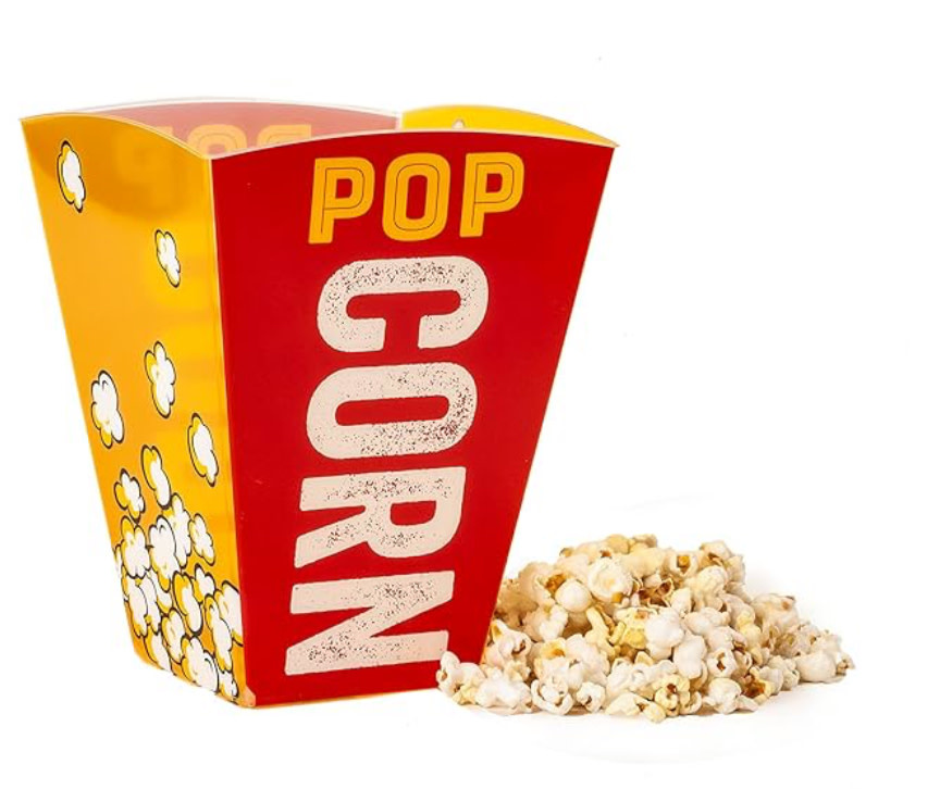 Individual Transparent Popcorn Tub - Creative Kitchen Fargo