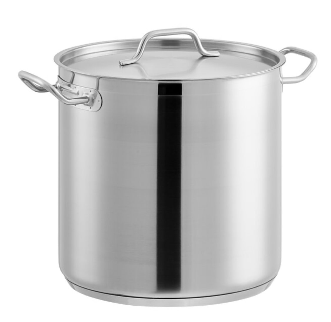 Heavy-Duty Stainless Steel Aluminum-Clad Stock Pot w/ Cover - Creative ...