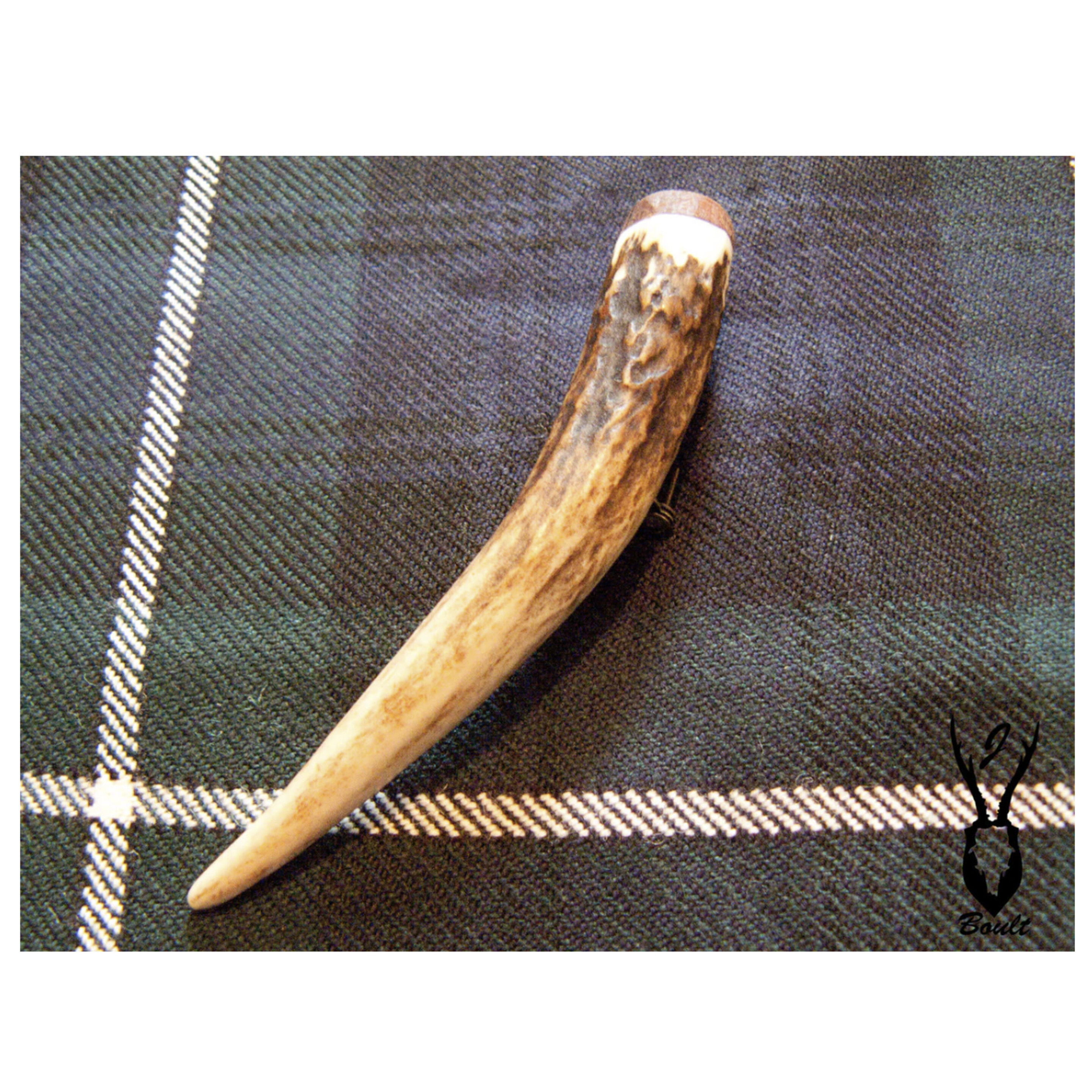 Antler Point Red Deer Kilt Pin - Celtic Aer
