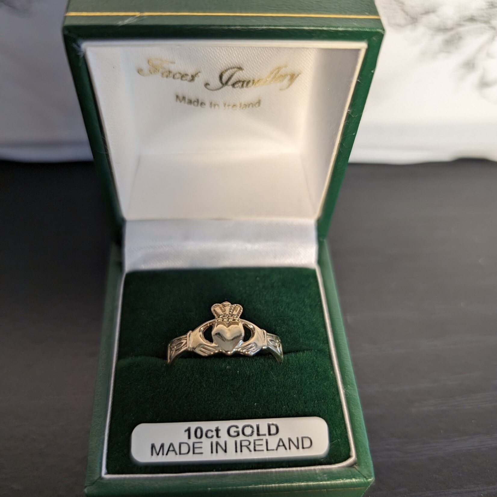 10k Gold Maids Claddagh Ring - Celtic Aer