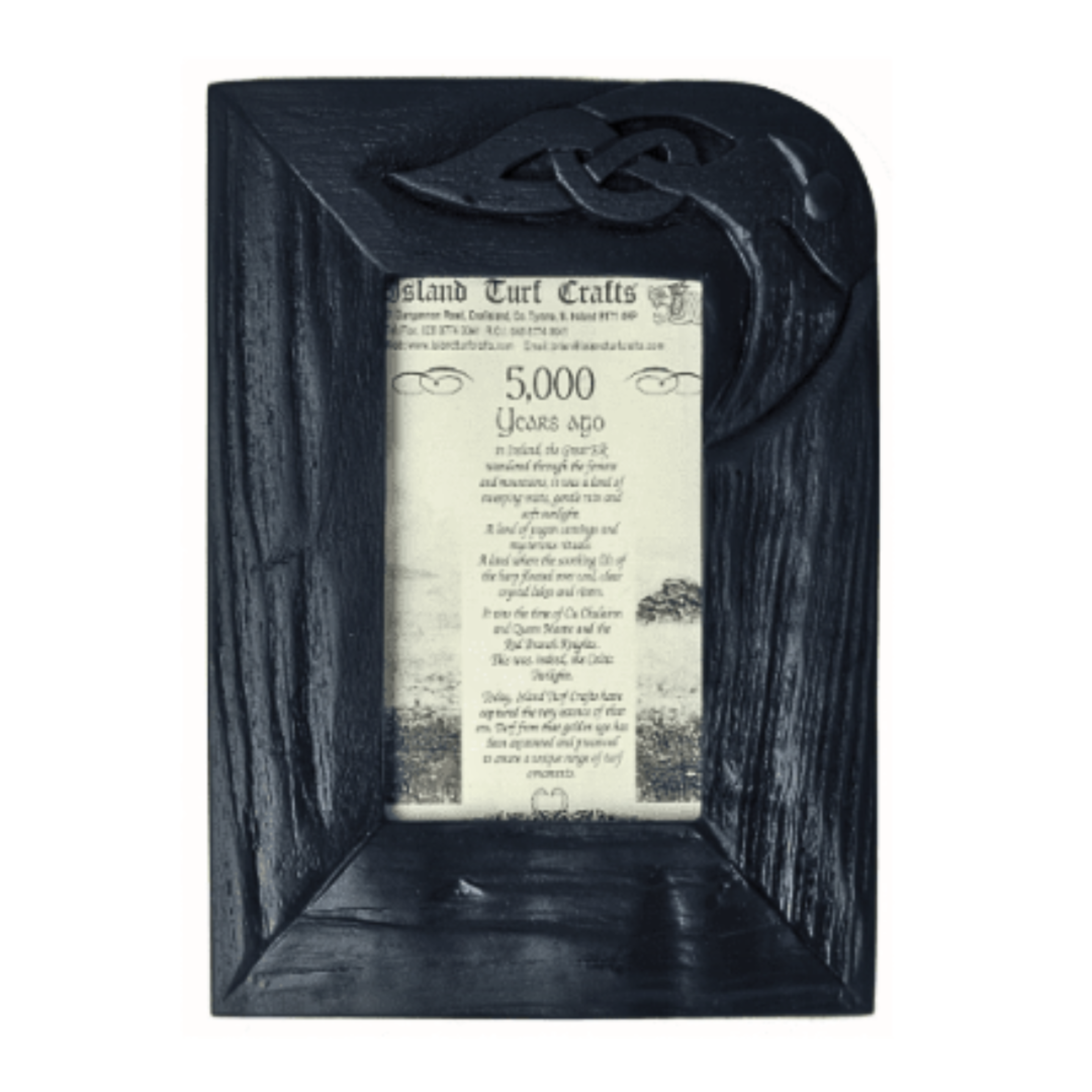 Black Bog Oak Frame 9x7 - Celtic Aer