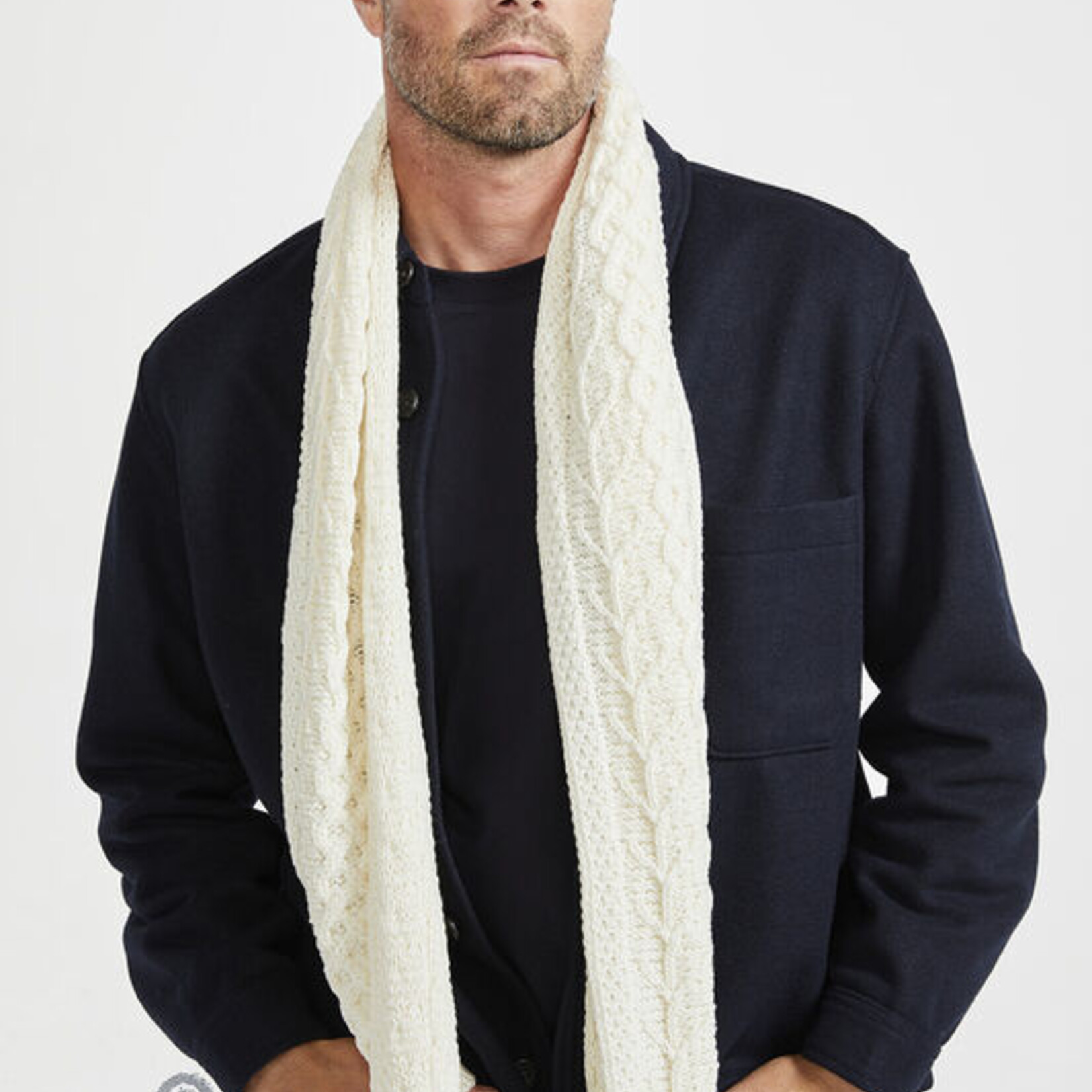 Aran Tree of Life Wide Scarf - Celtic Aer