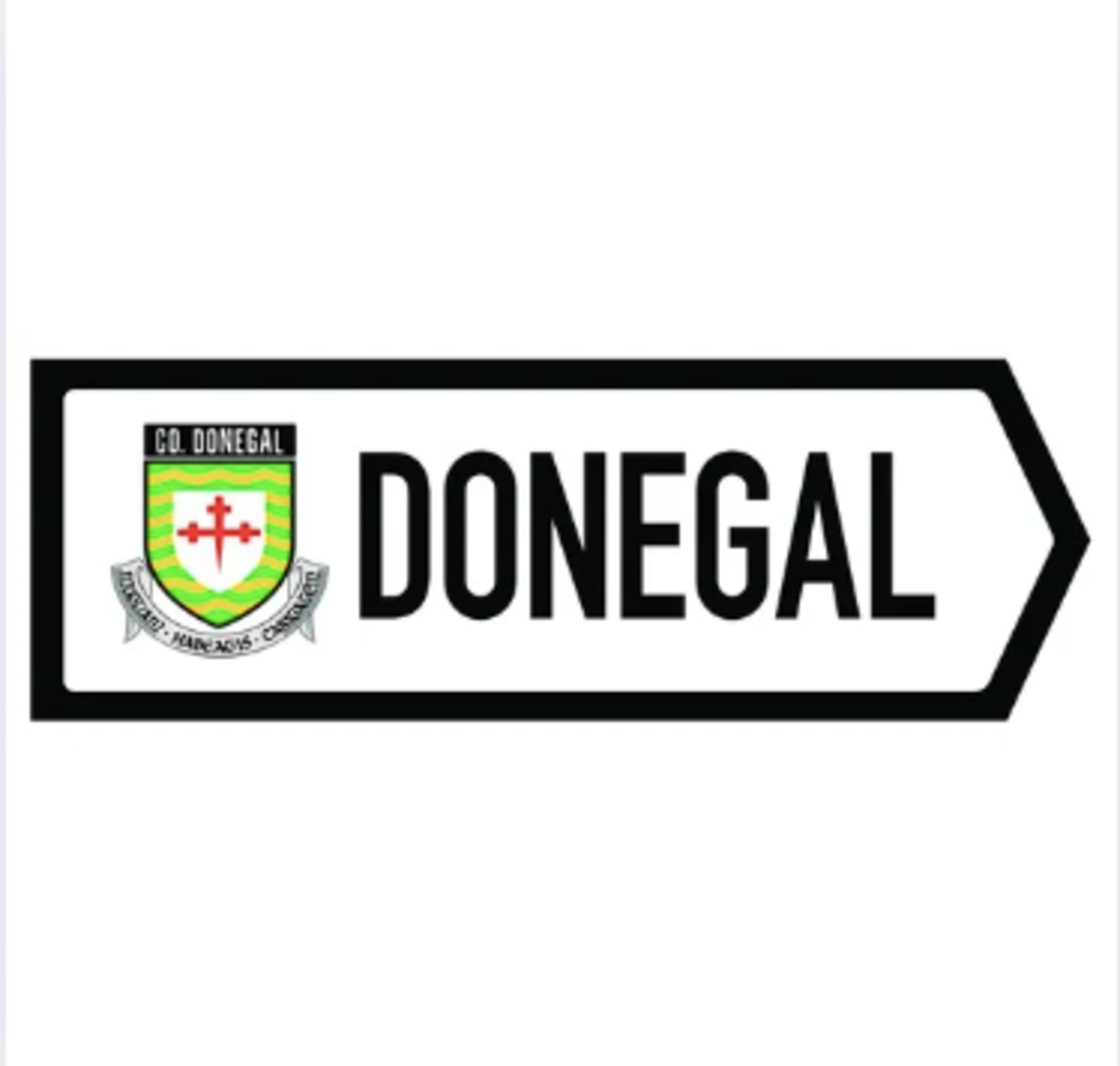 Irish County Road Sign: Donegal - Celtic Aer