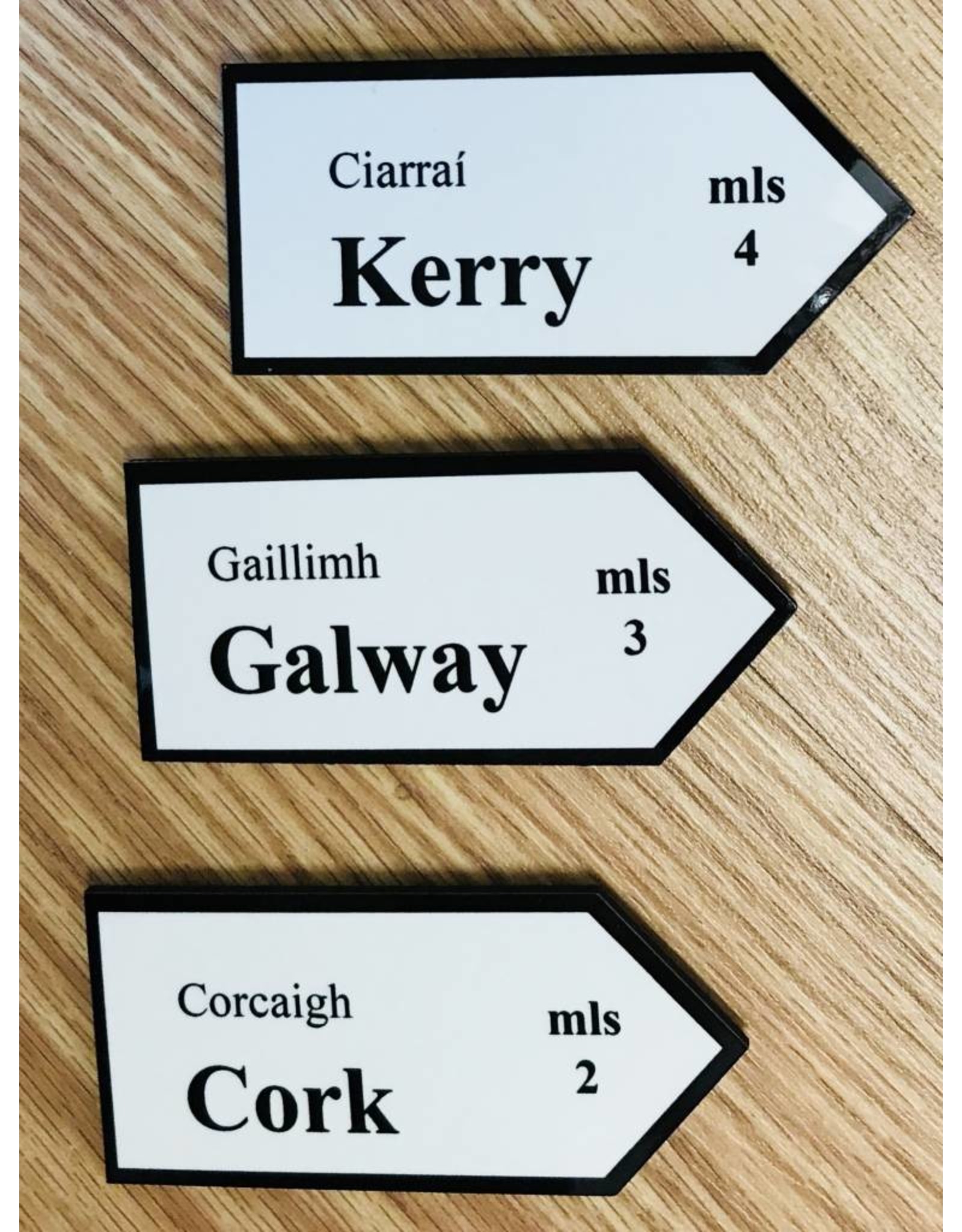 Ireland County Road Sign Magnet - Celtic Aer Gift Shop