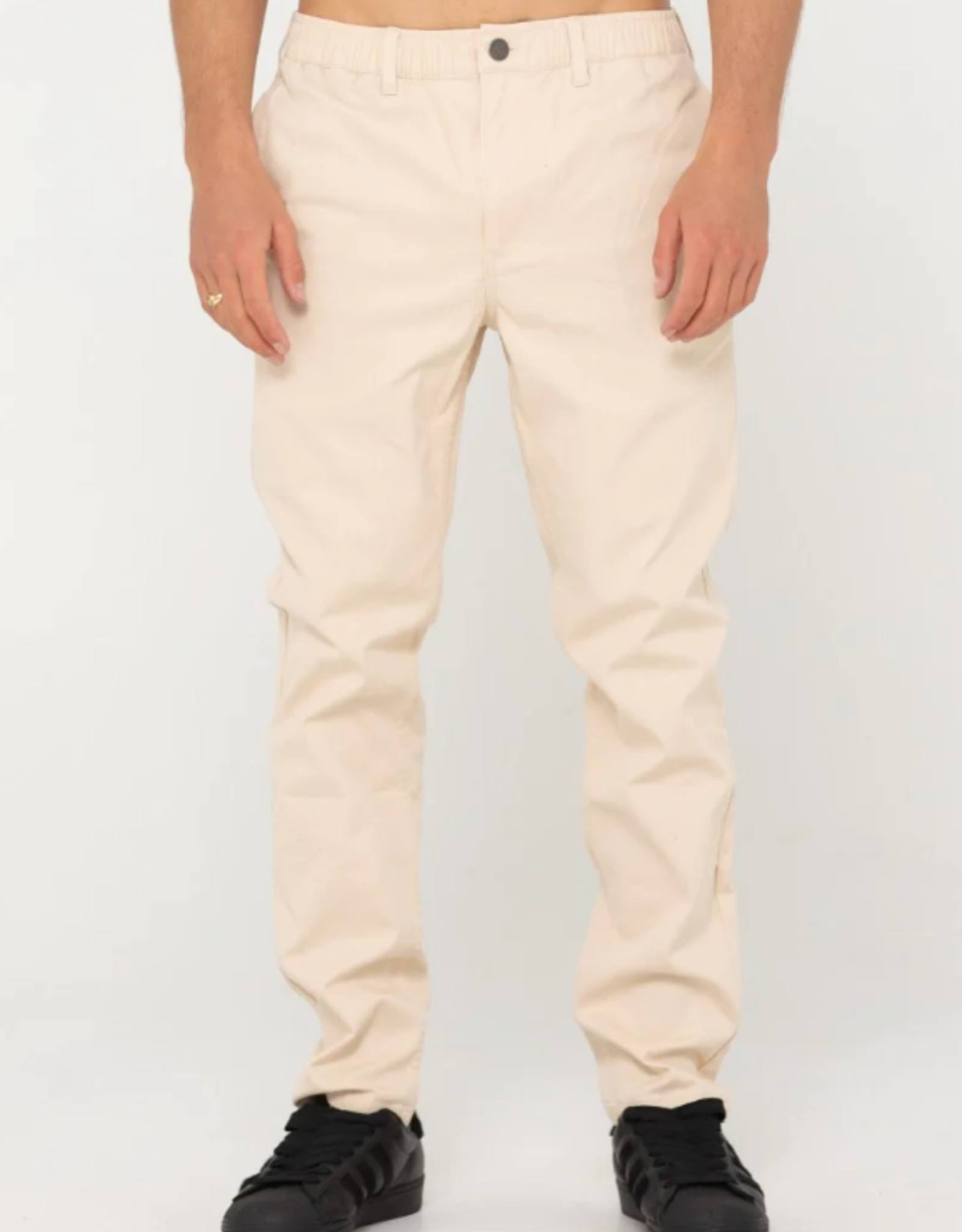 Mid Boy Straight Fit Elastic Pant - Limestone Surf