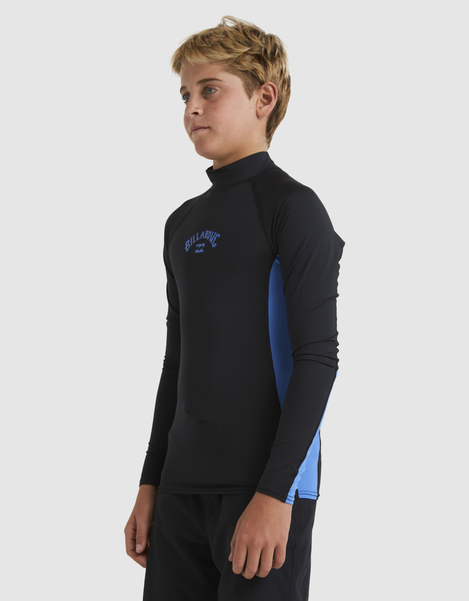 Teen Boys Arch PF Long Sleeve Rash Vest - Limestone Surf