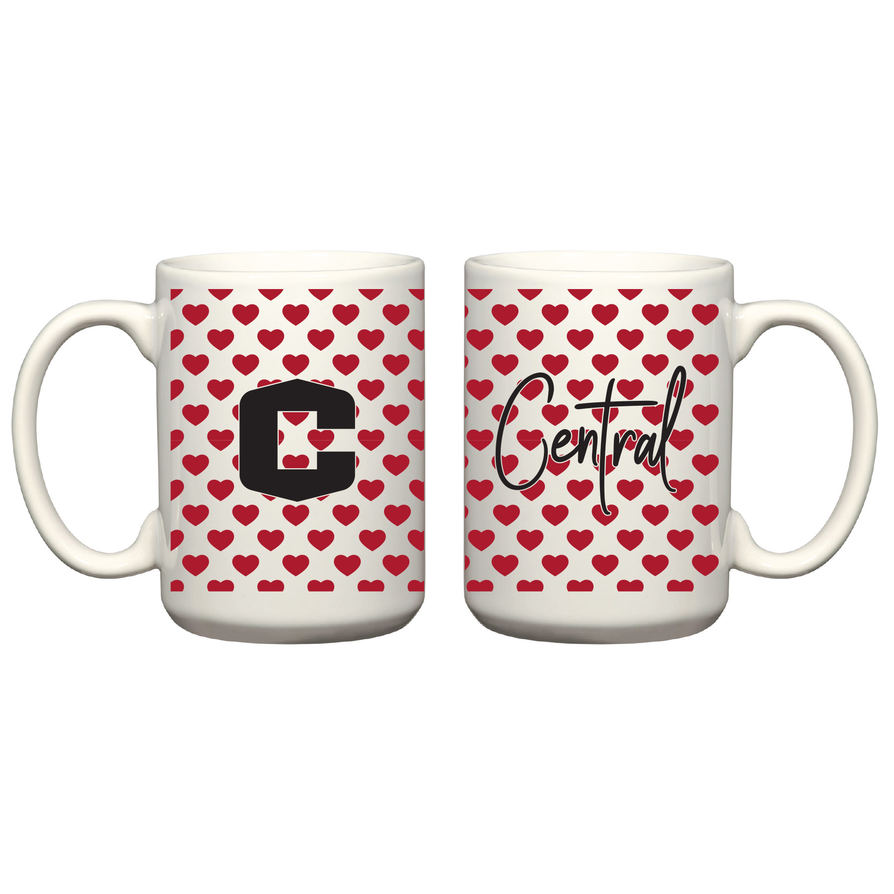 Neil Heart Mug - Central College Spirit Shoppe