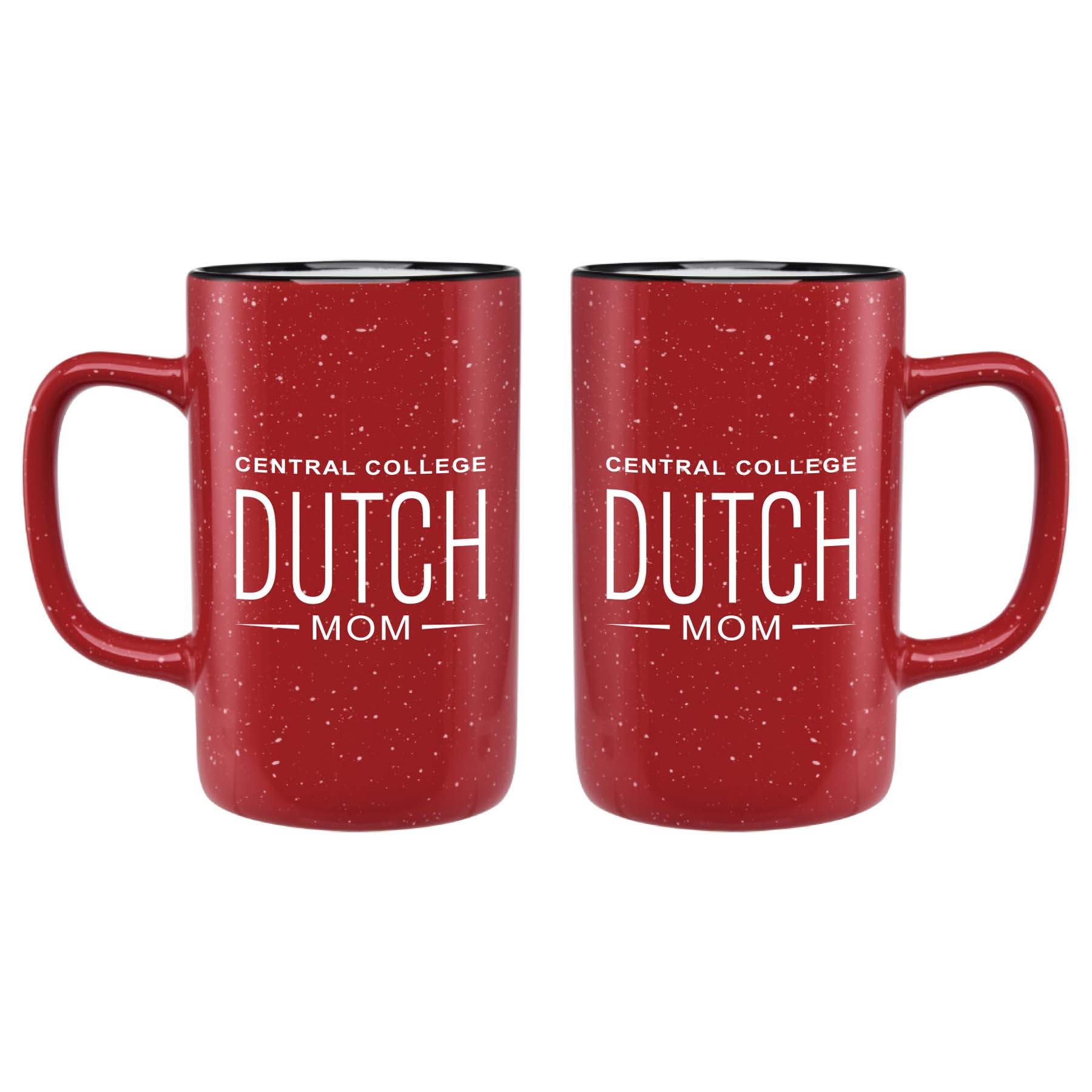 NEIL Neil Dutch Mom Mug Red Speckle - Central College Spirit Shoppe
