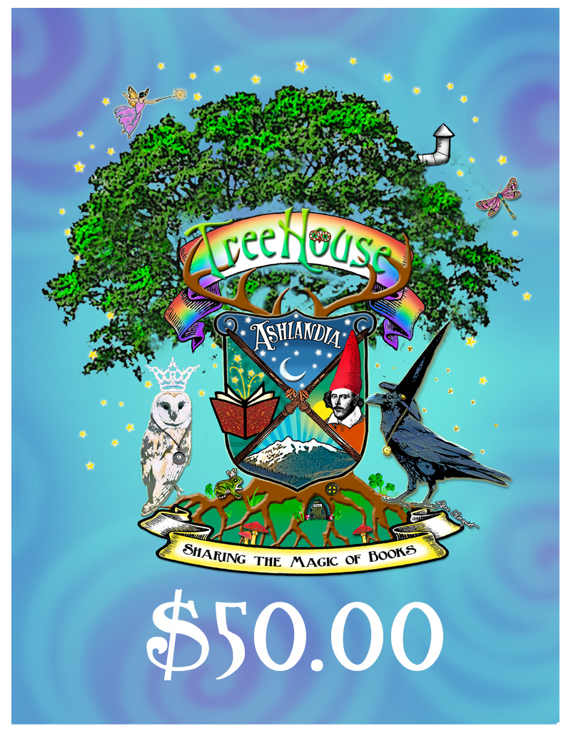 TreeHouse Gift Certificate $50.00, Web Sale - Tree House Books