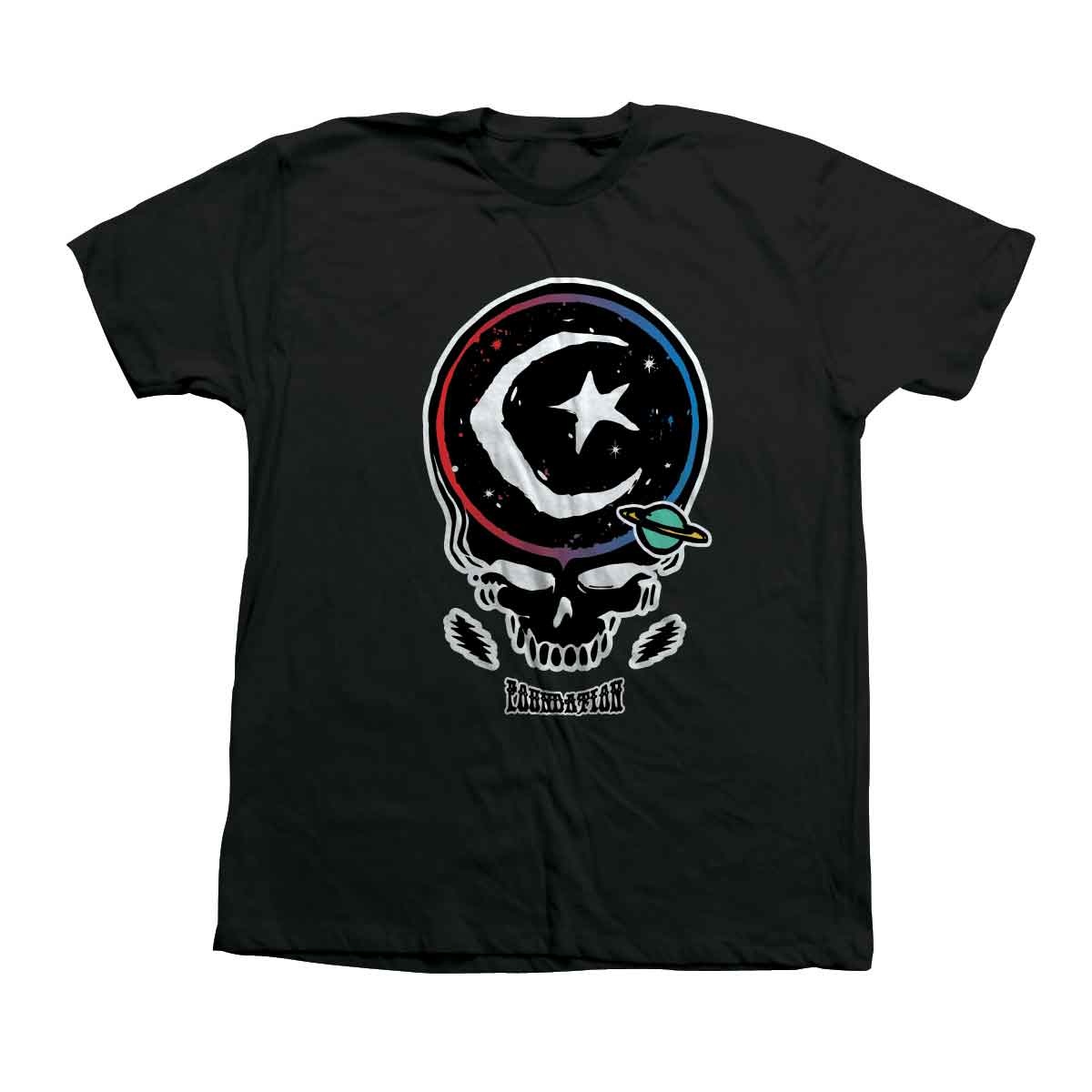foundation Foundation Cosmic Voyage T-Shirt - Black - Attic Skate ...
