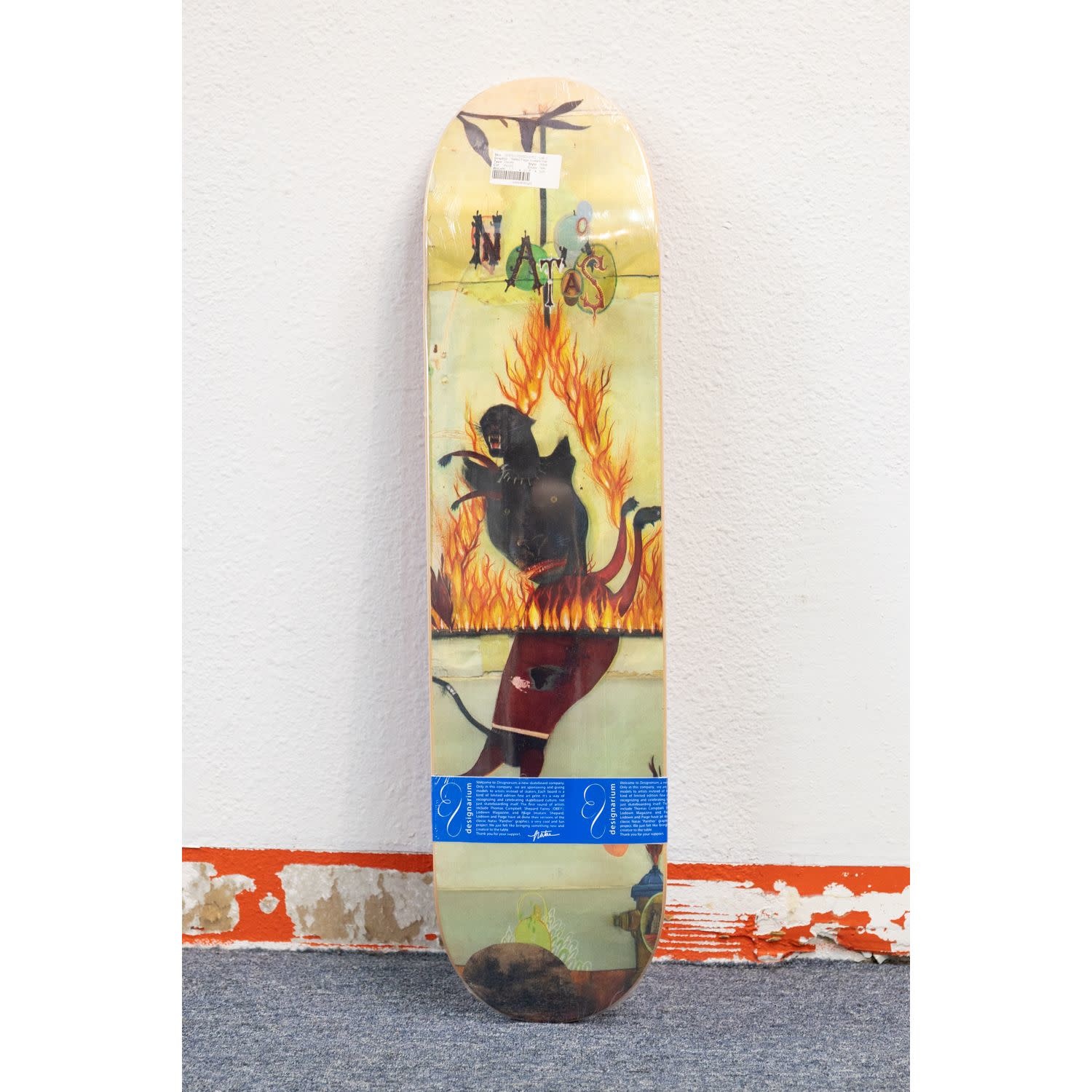 RARE - Natas Kaupas Designarium Skateboard Deck /500 - Attic Skate ...
