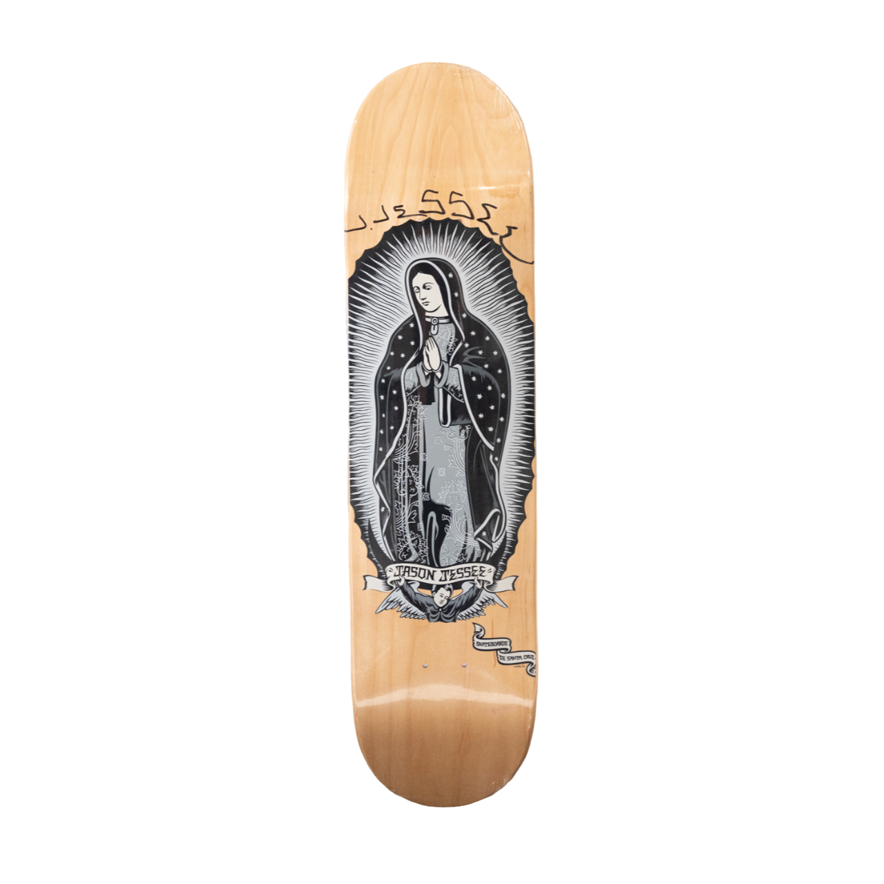 RARE/SIGNED - Santa Cruz Jason Jesse Guadalupe Natural Deck - Attic ...