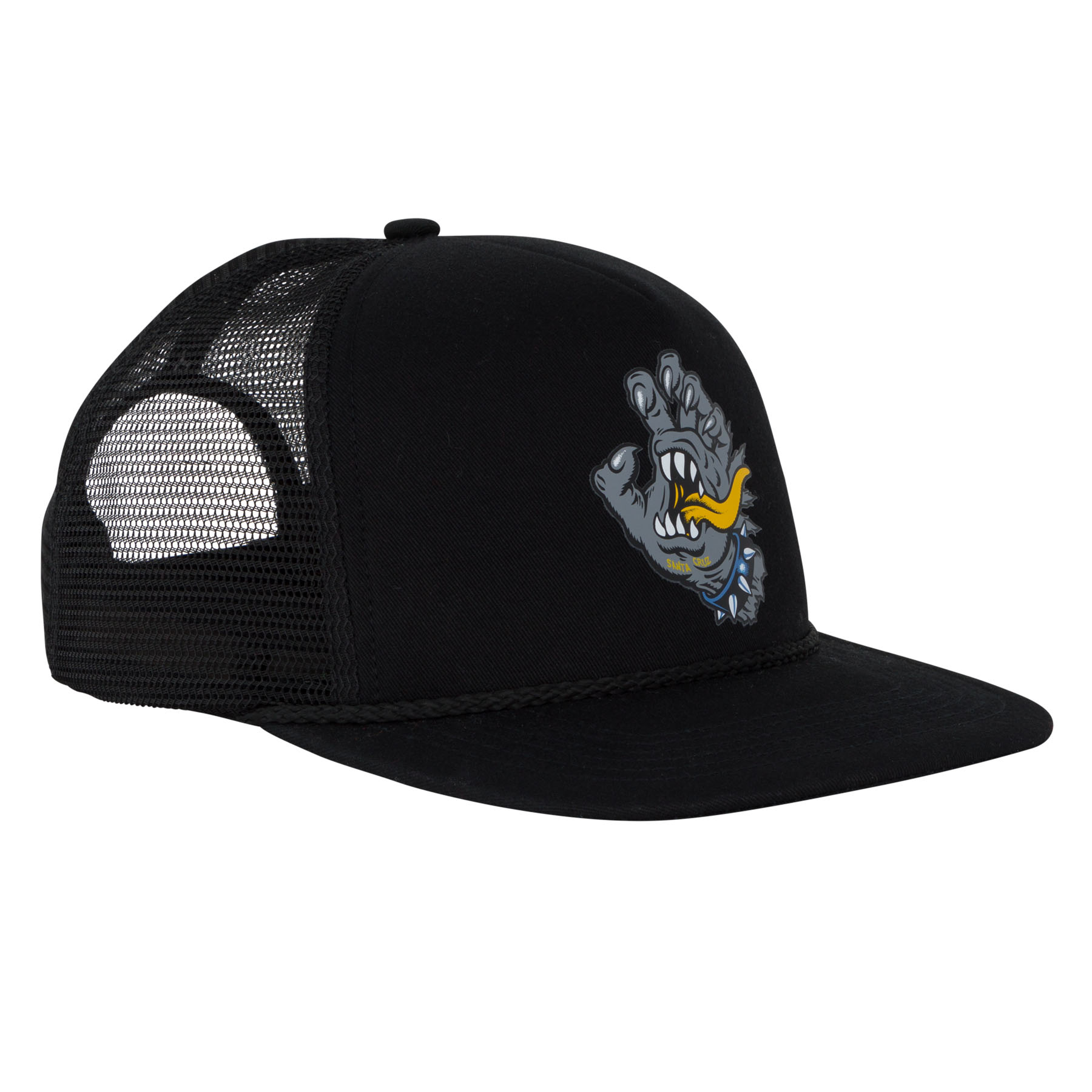 Santa Cruz Meek OG Slasher Mesh High Profile Trucker Hat - Black ...
