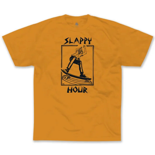 Black Label-POSSESSED TO SLAP Tee Gold - Attic Skate & Snow Shop