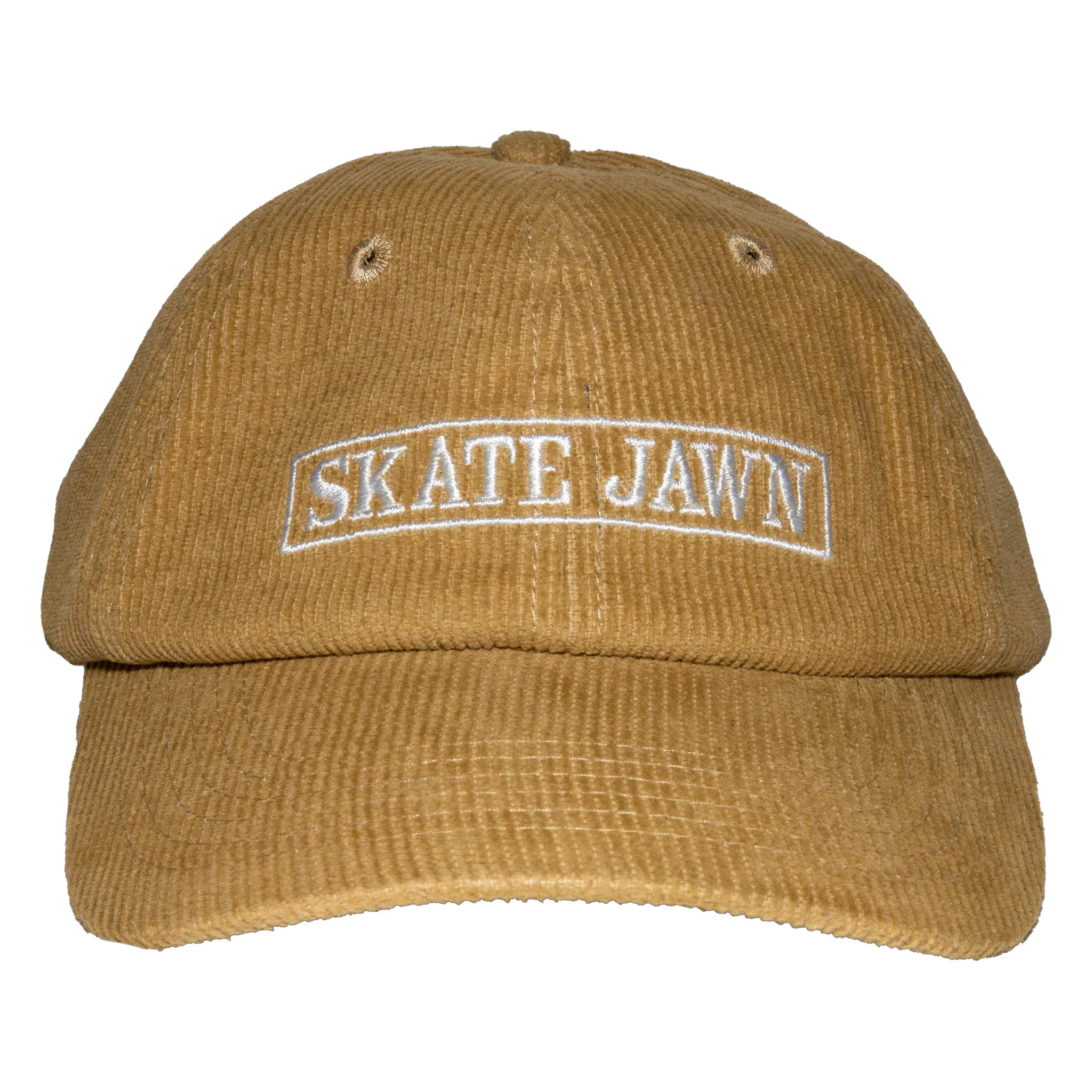 Skate Jawn Cover Box 6 Panel Hat - Brown Corduroy - Attic Skate & Snow Shop
