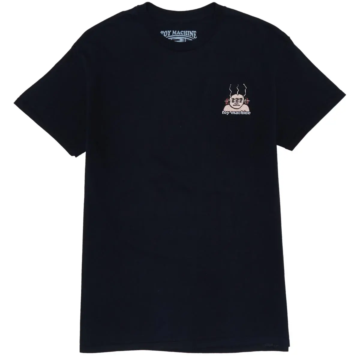 Toy Machine - Mission Embroidered Tee - Black - - Attic Skate & Snow Shop