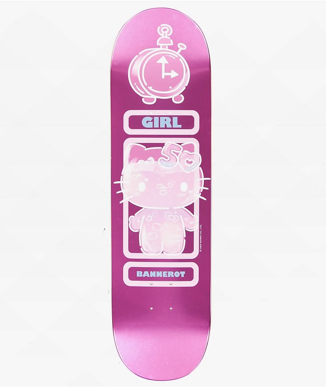 Girl x Hello Kitty 50th Anniversary Deck - Bannerot - - Attic Skate ...