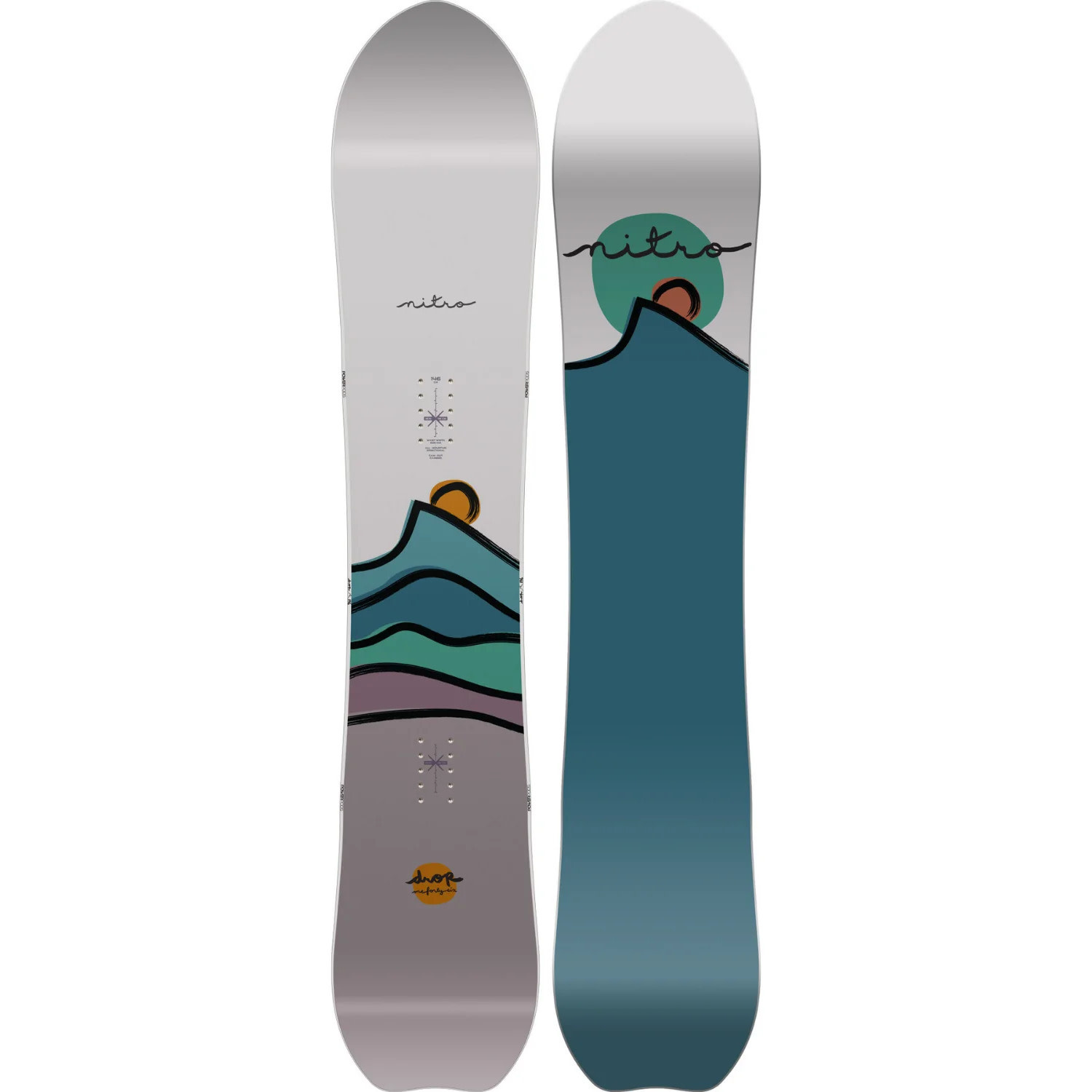 Nitro 2023 Nitro Women's Drop Snowboard Deck - - Attic Skate & Snow Shop