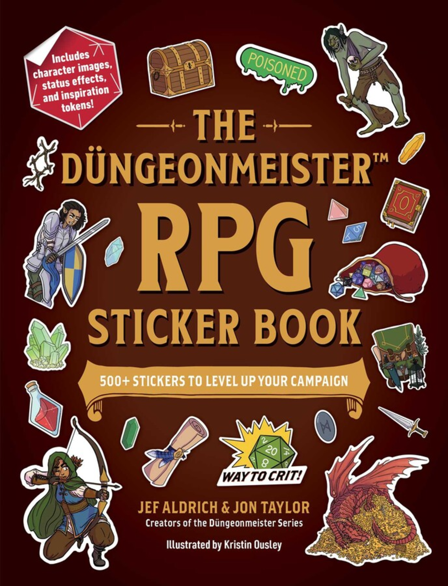 DUNGEONMEISTER RPG STICKER BOOK - Illusive Comics