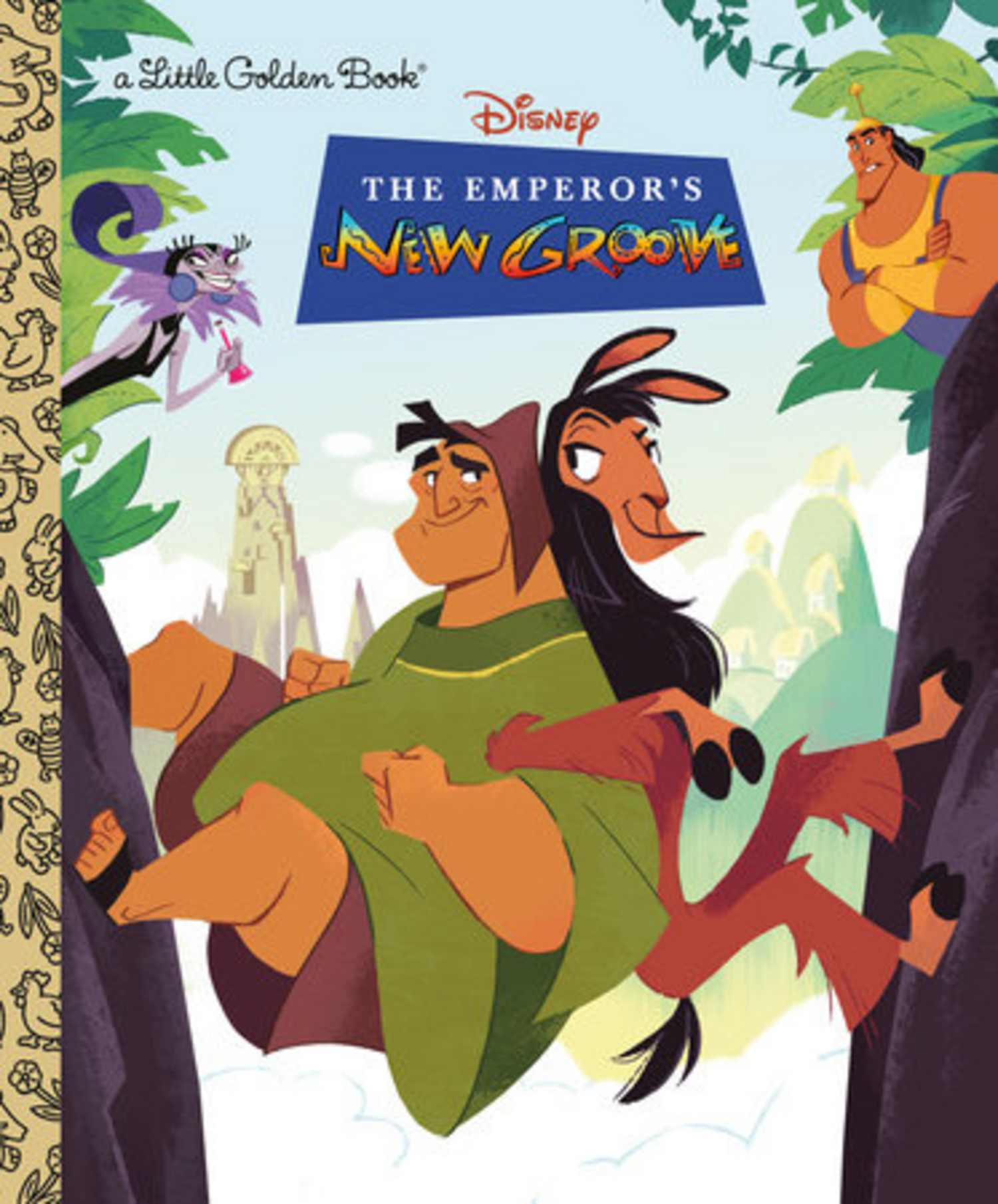 DISNEY EMPERORS NEW GROOVE LITTLE GOLDEN BOOK - Illusive Comics