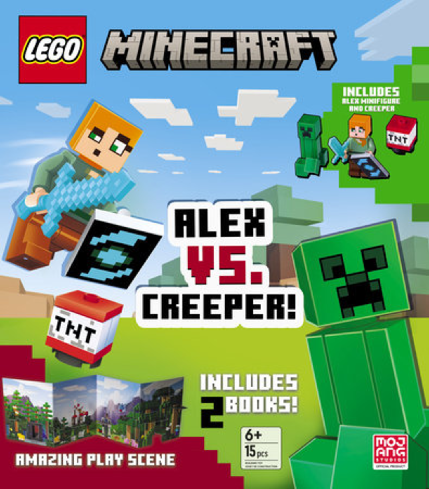 LEGO MINECRAFT ALEX VS CREEPER BOX SET - Illusive Comics