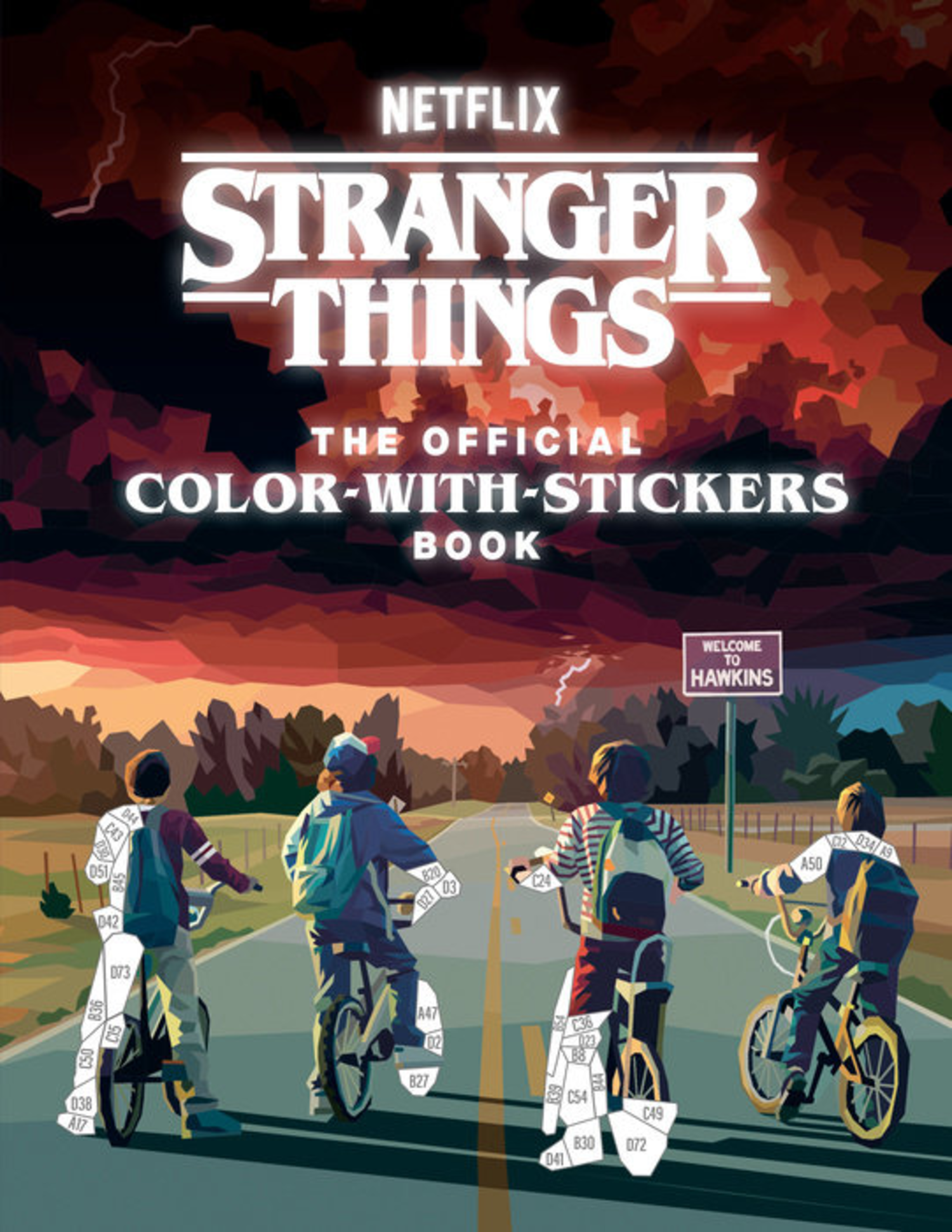 STRANGER THINGS OFFICIAL COLOR-WITH-STICKERS BOOK - Illusive Comics