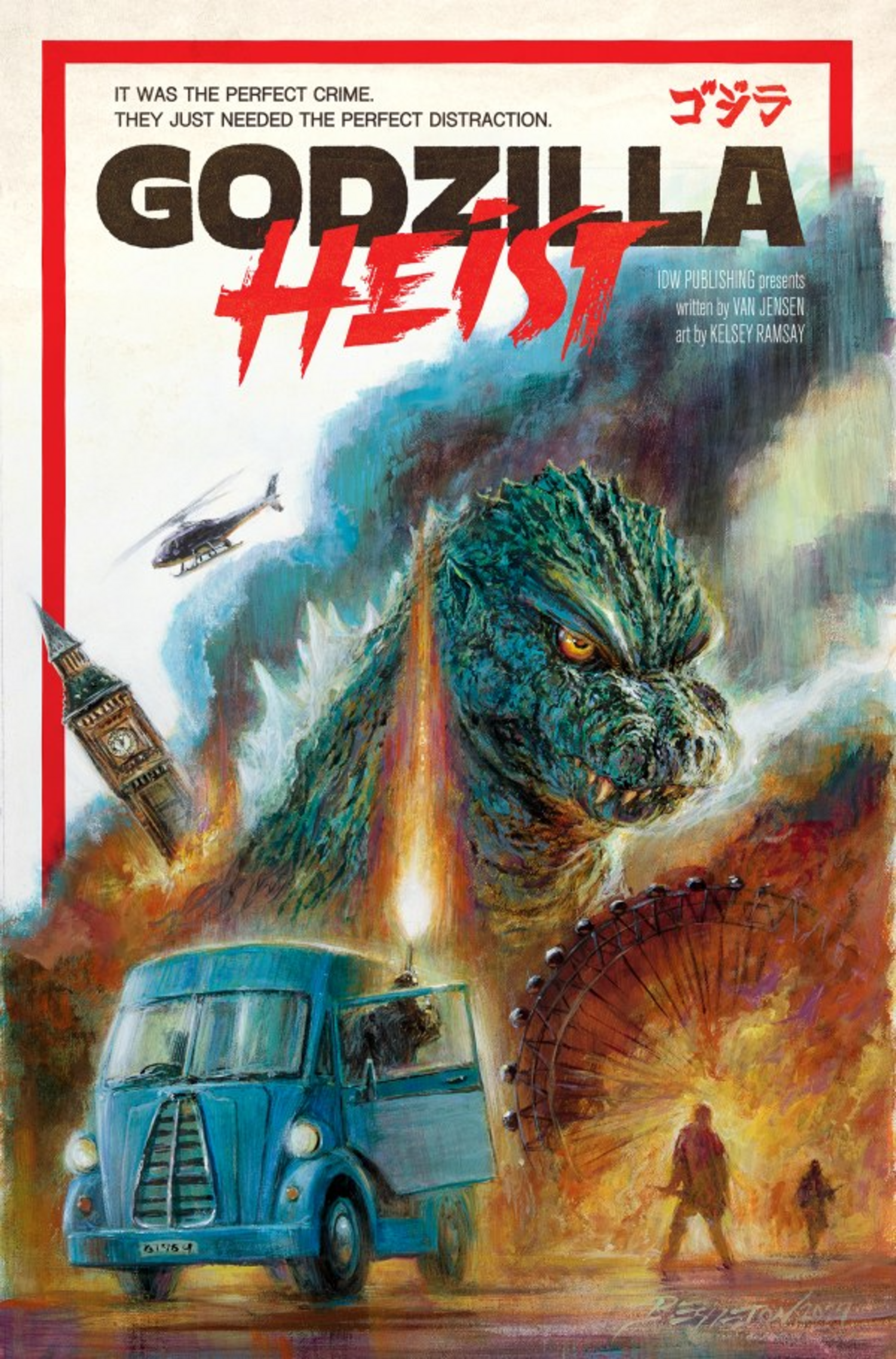 GODZILLA HEIST TP - Illusive Comics