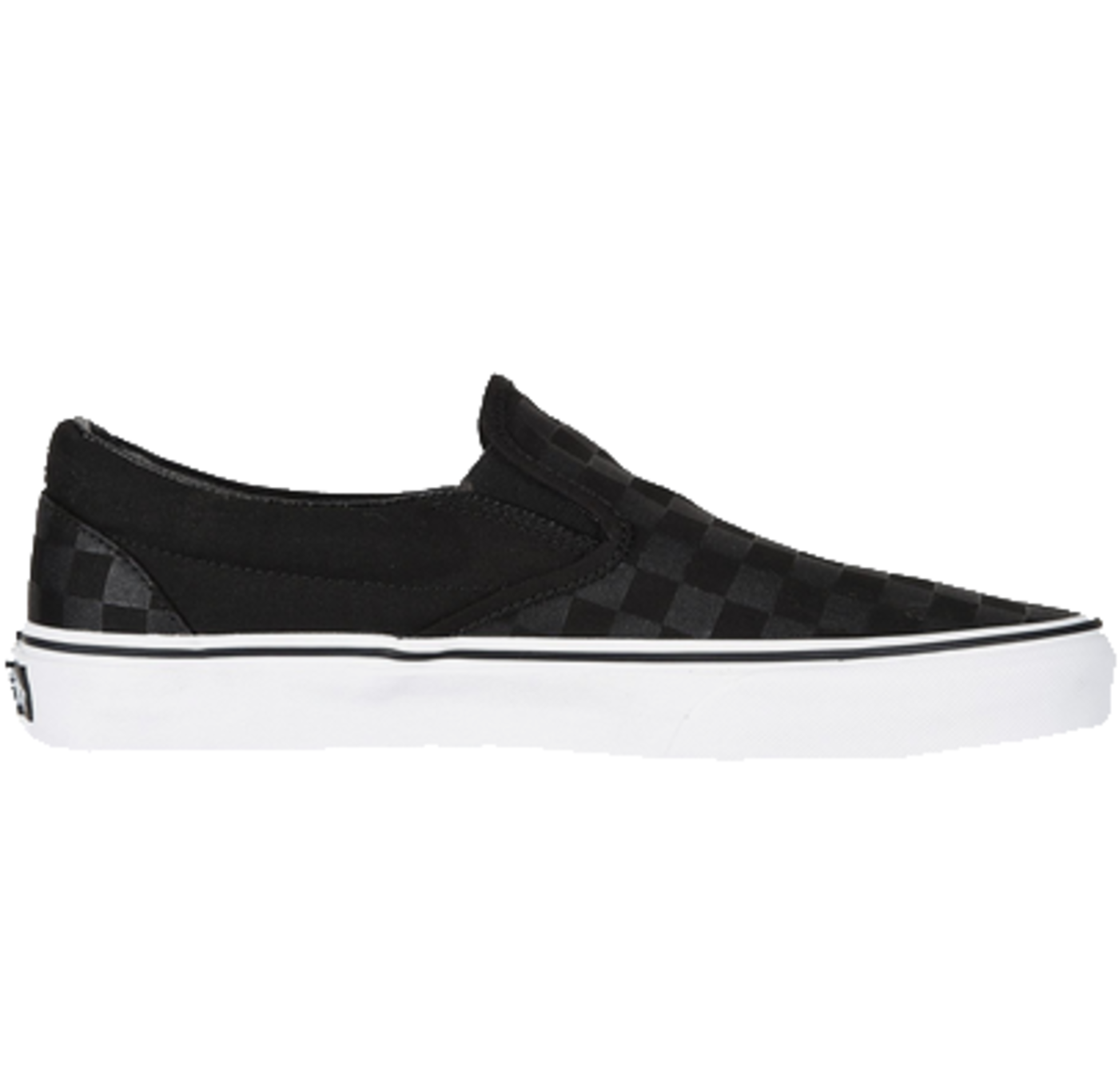 Vans Classic Slip-On Checkerboard Black Shoes - Gordy's Bicycles