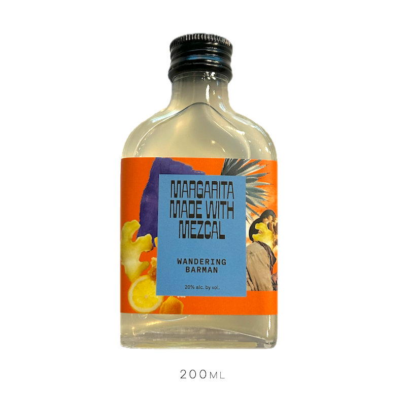 Wandering Barman, Ginger Mezcal Margarita Cocktail - 200mL - York Cellars