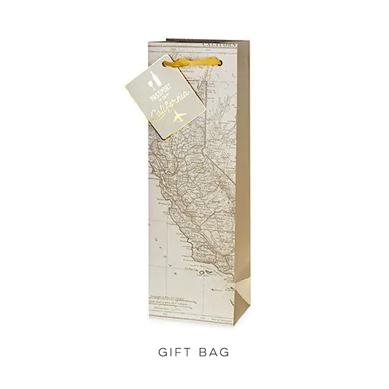 California Wine Map Gift Bag - York Cellars
