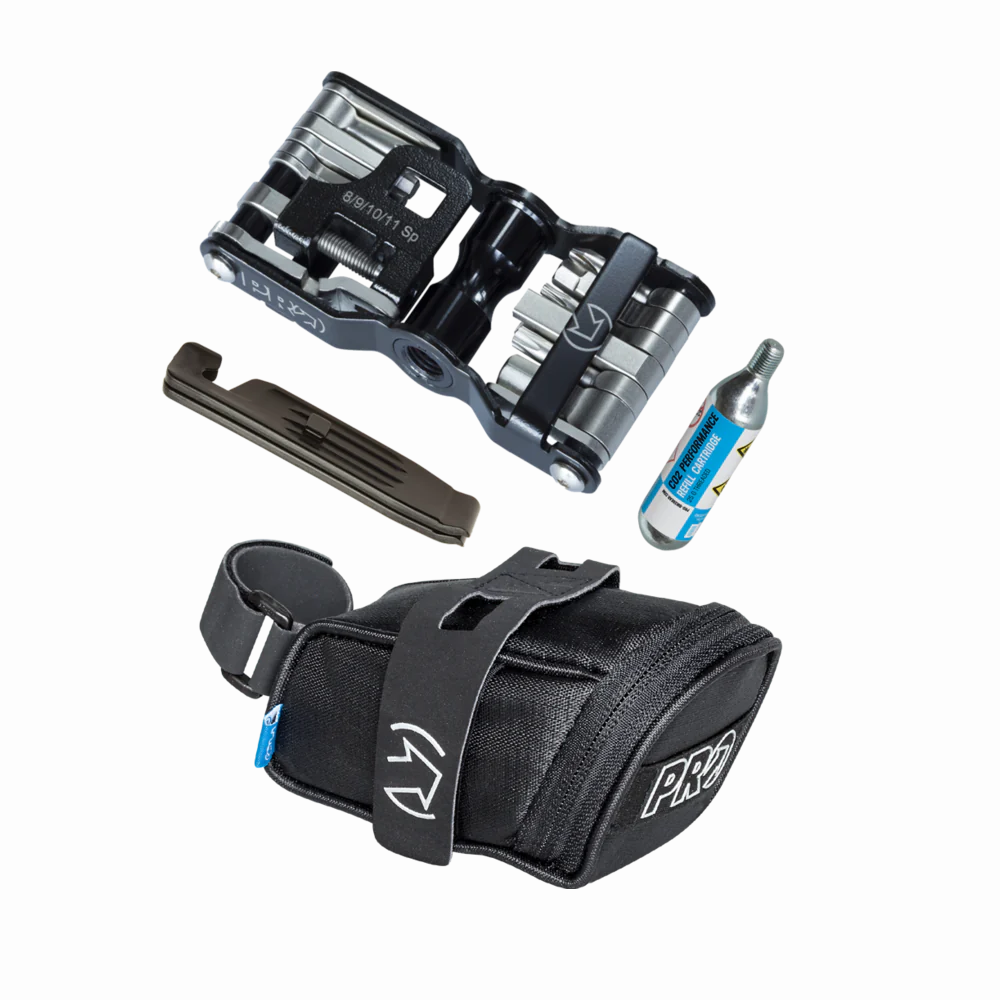 Combipack CO2 MinitoolSaddle bag, CO2 minitool, levers, cartridge ...