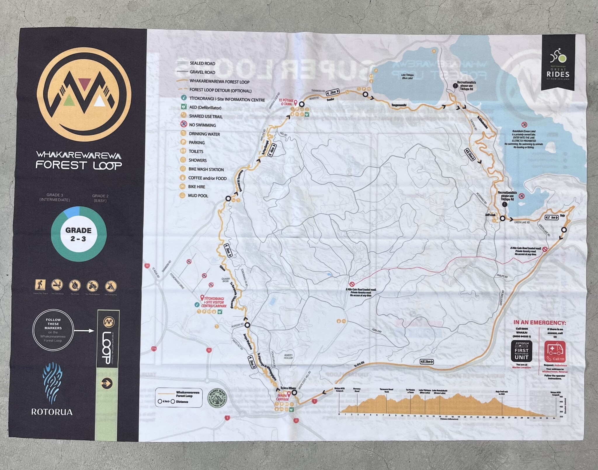 Manky Cloth Rotorua FOREST LOOP - Cyclezone Rotorua Ltd