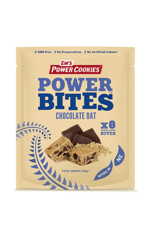 Em's Power Cookie Bites Choc Oat Explosion Pouch 8x30g - Cyclezone ...