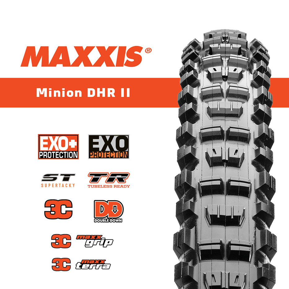MAXXIS Minion DHR II Tyres - Cyclezone Rotorua Ltd