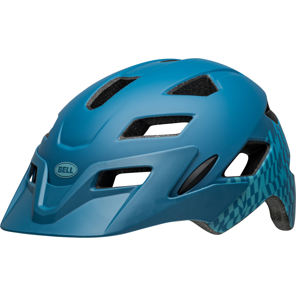 Bell Helmet Sidetrack Helmet Matte Light Blue Chapelle - Cyclezone ...