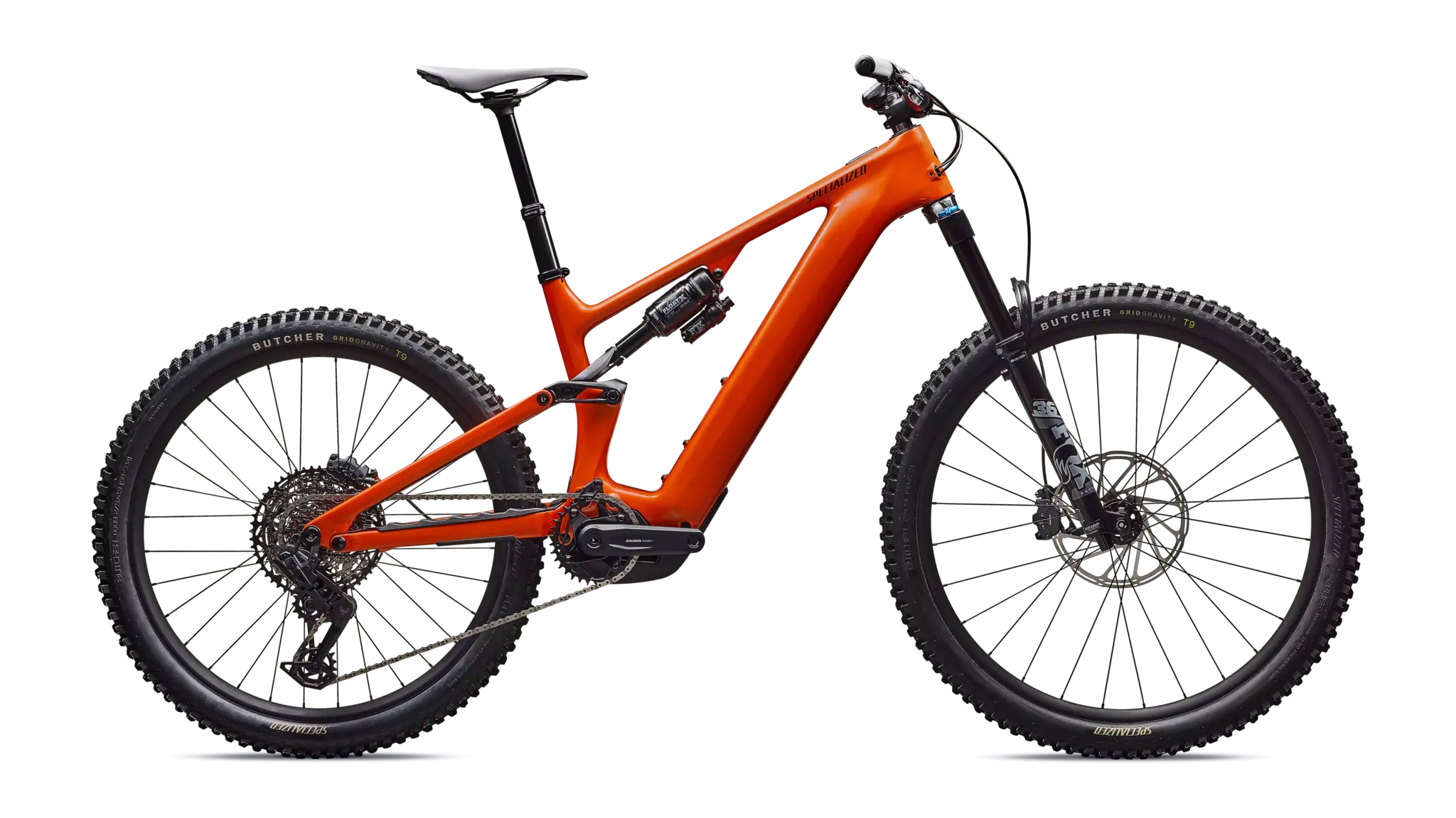 Turbo Levo Comp Carbon Gen 4 - Gloss Orange Tint Over Silver Dust ...