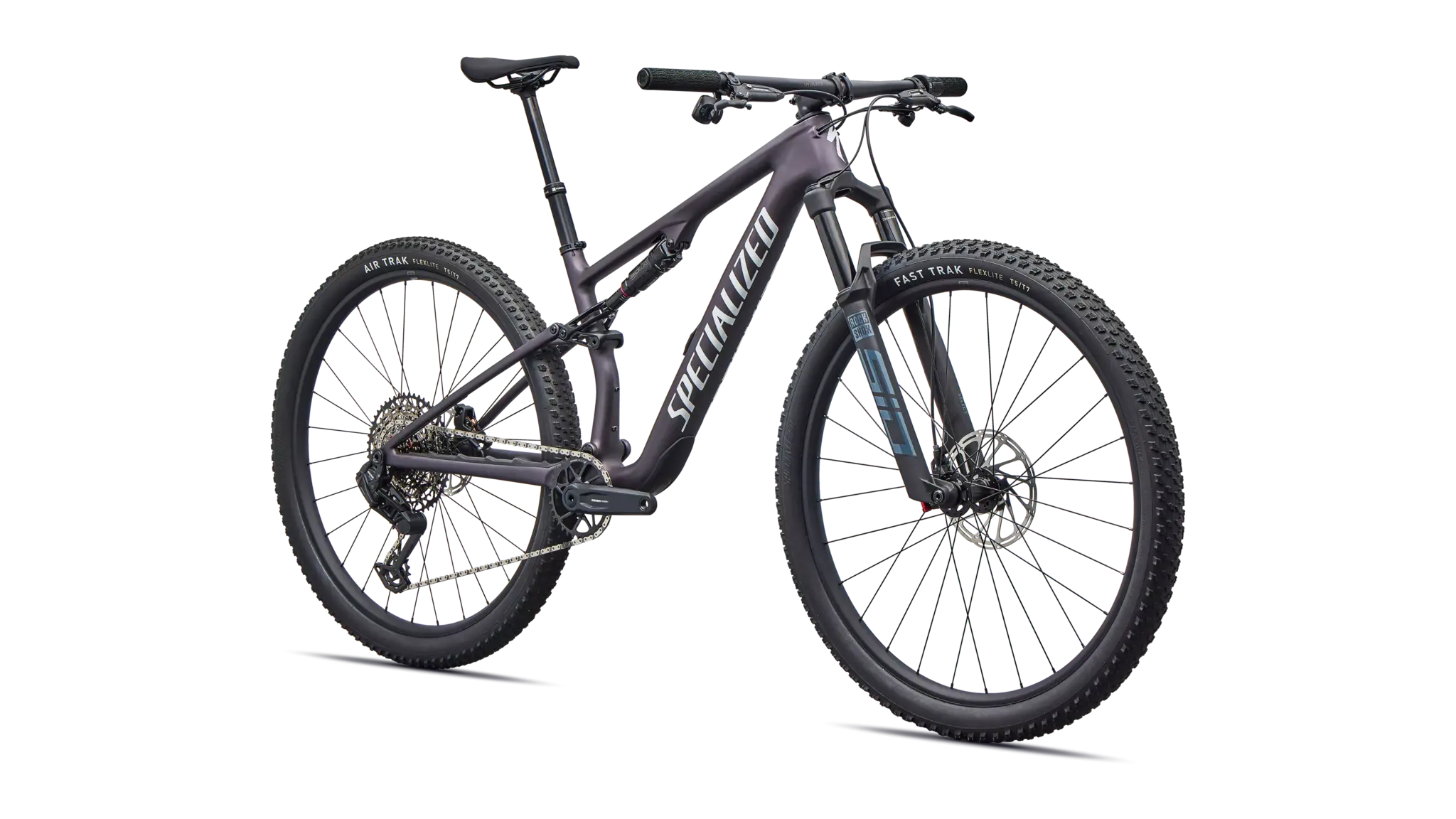 Epic 8 Comp - Satin Nebula Metallic / White - Cyclezone Rotorua Ltd