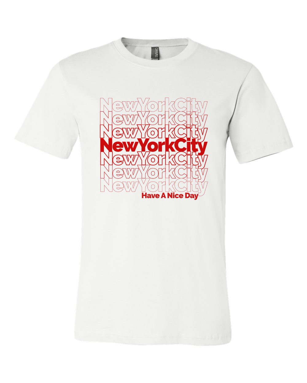 NYC Repeating Pattern T-Shirt- An Exit9 Design. - Exit9 Gift Emporium