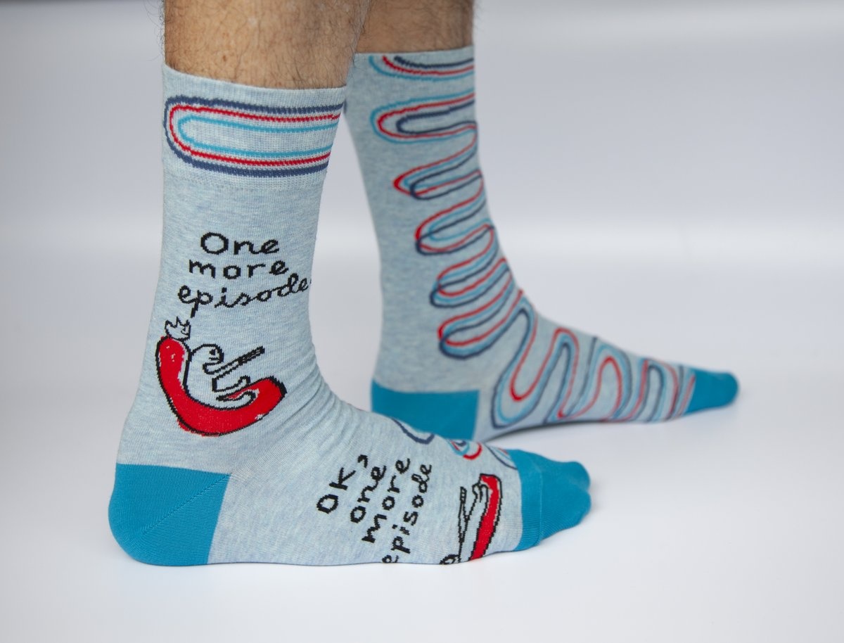 Blue Q Socks for Men - Better Than Boring Socks - Exit9 Gift Emporium
