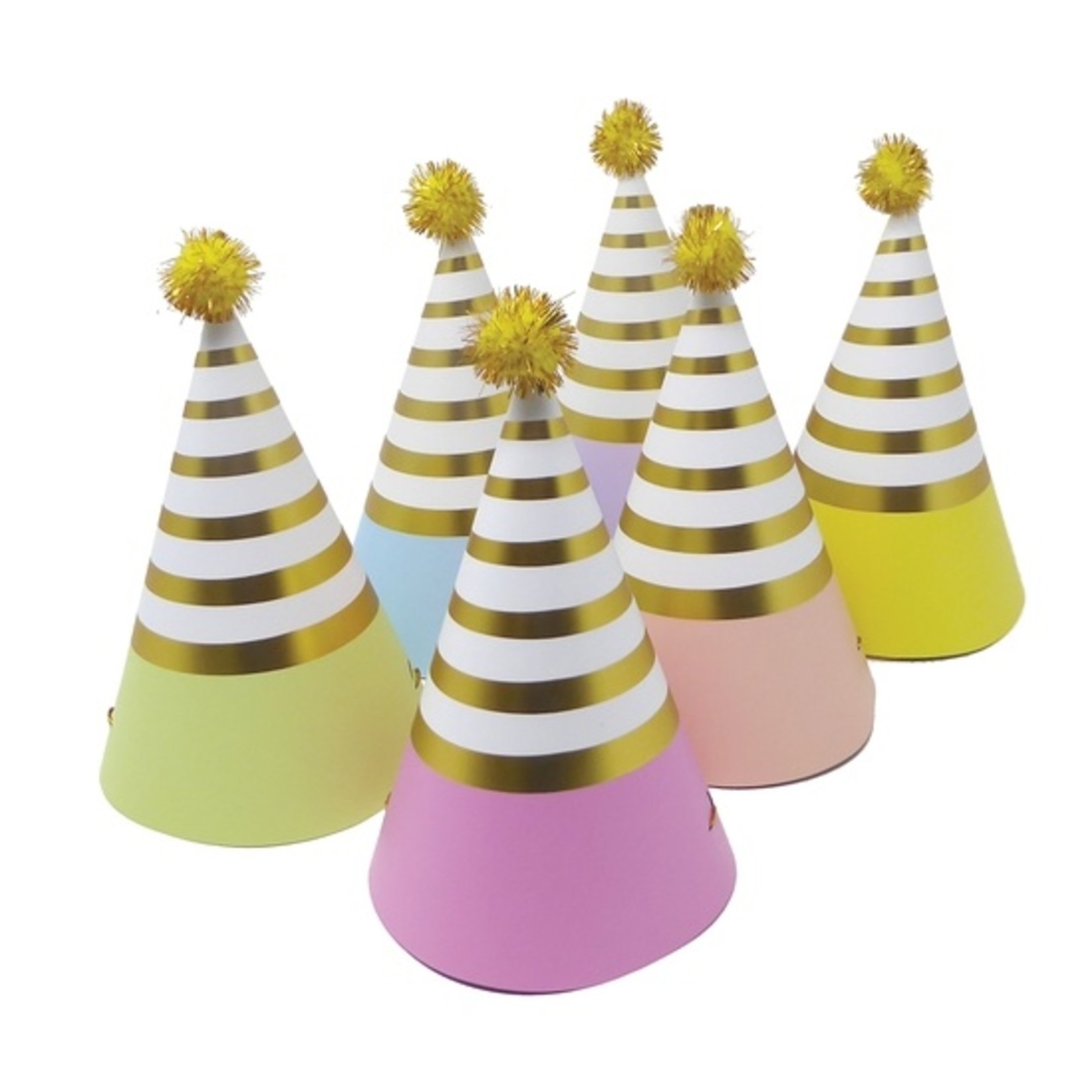 Mini Pastel Party Hats : Fabulous Party Supplies - Exit9 Gift Emporium