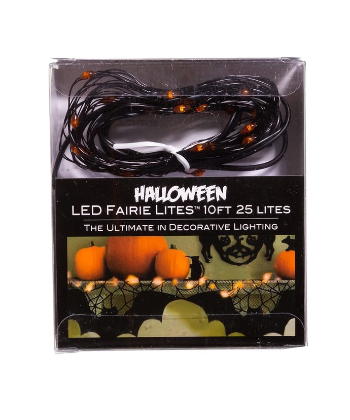 Halloween Fairy Lights - 10 Feet Long : Kurt S. Adler - Exit9 Gift Emporium