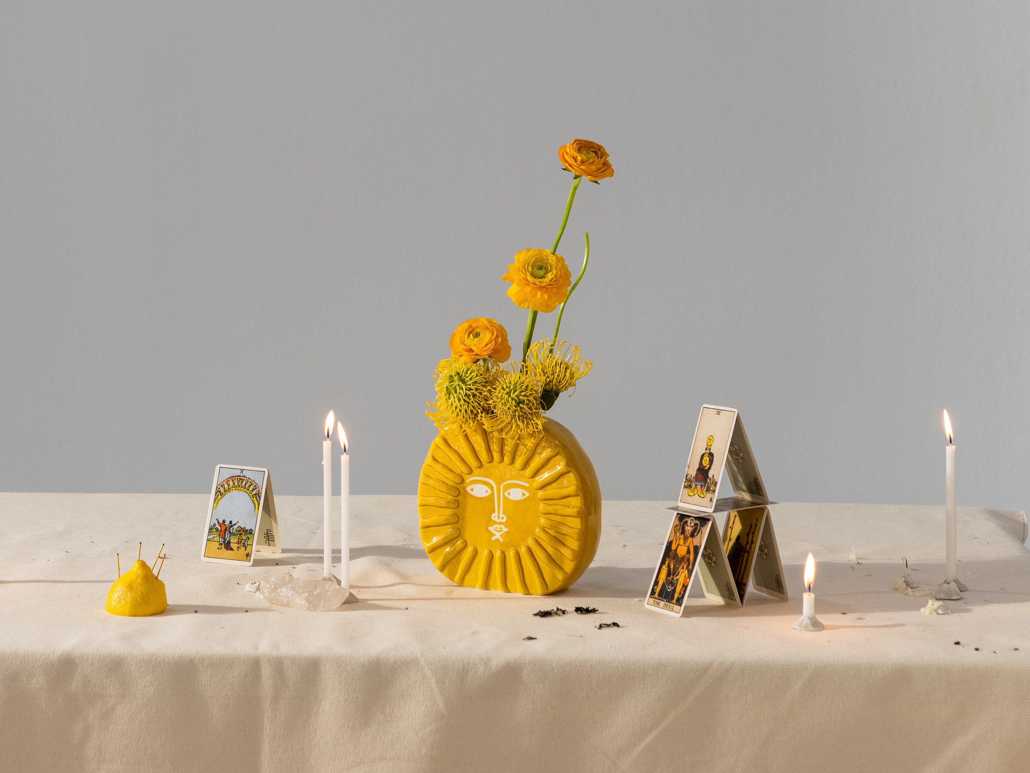 Yellow Sun Vase : DOIY - Exit9 Gift Emporium