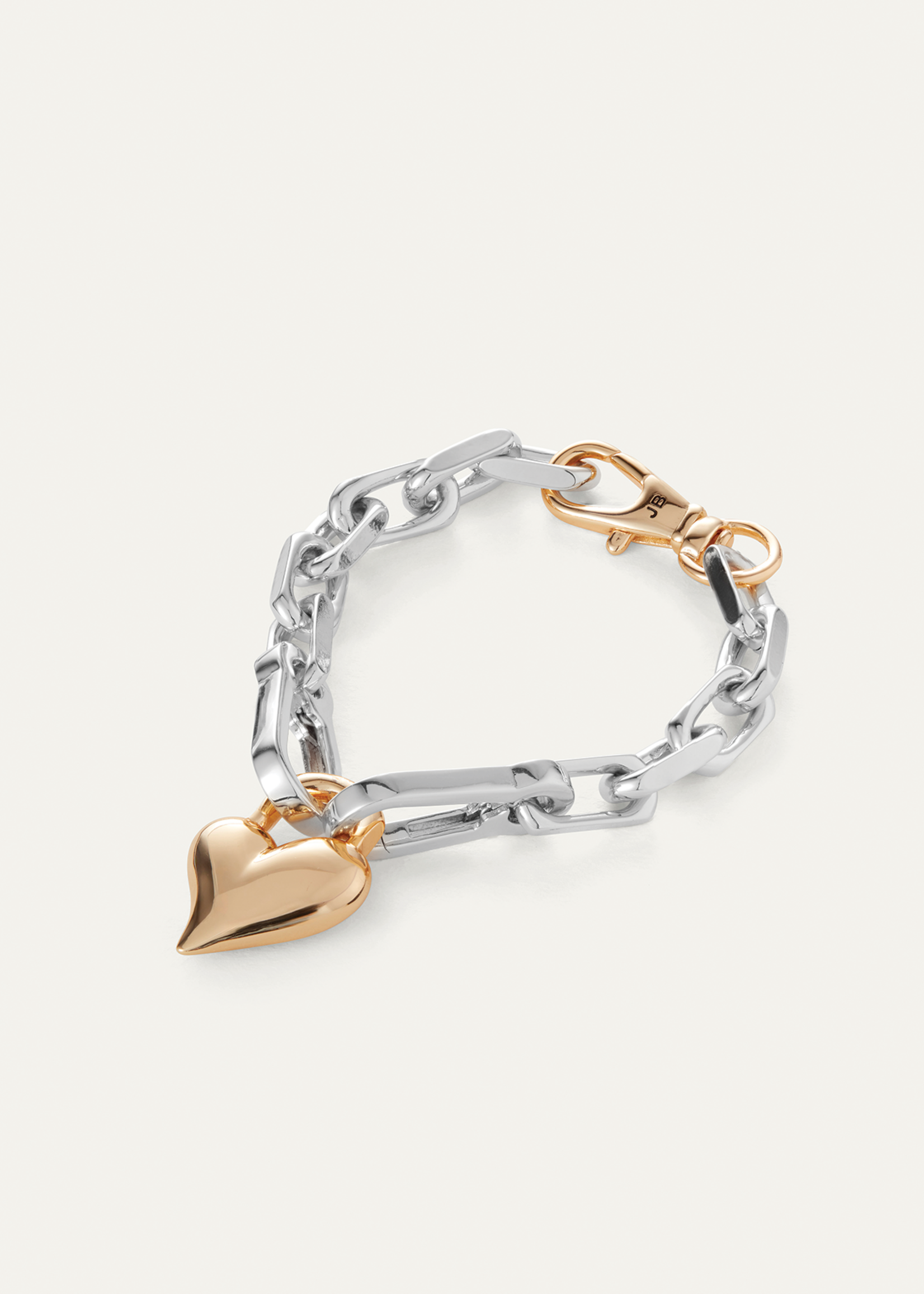 PADLOCK HEART CHAIN BRACELET | La Cabottine - La Cabottine