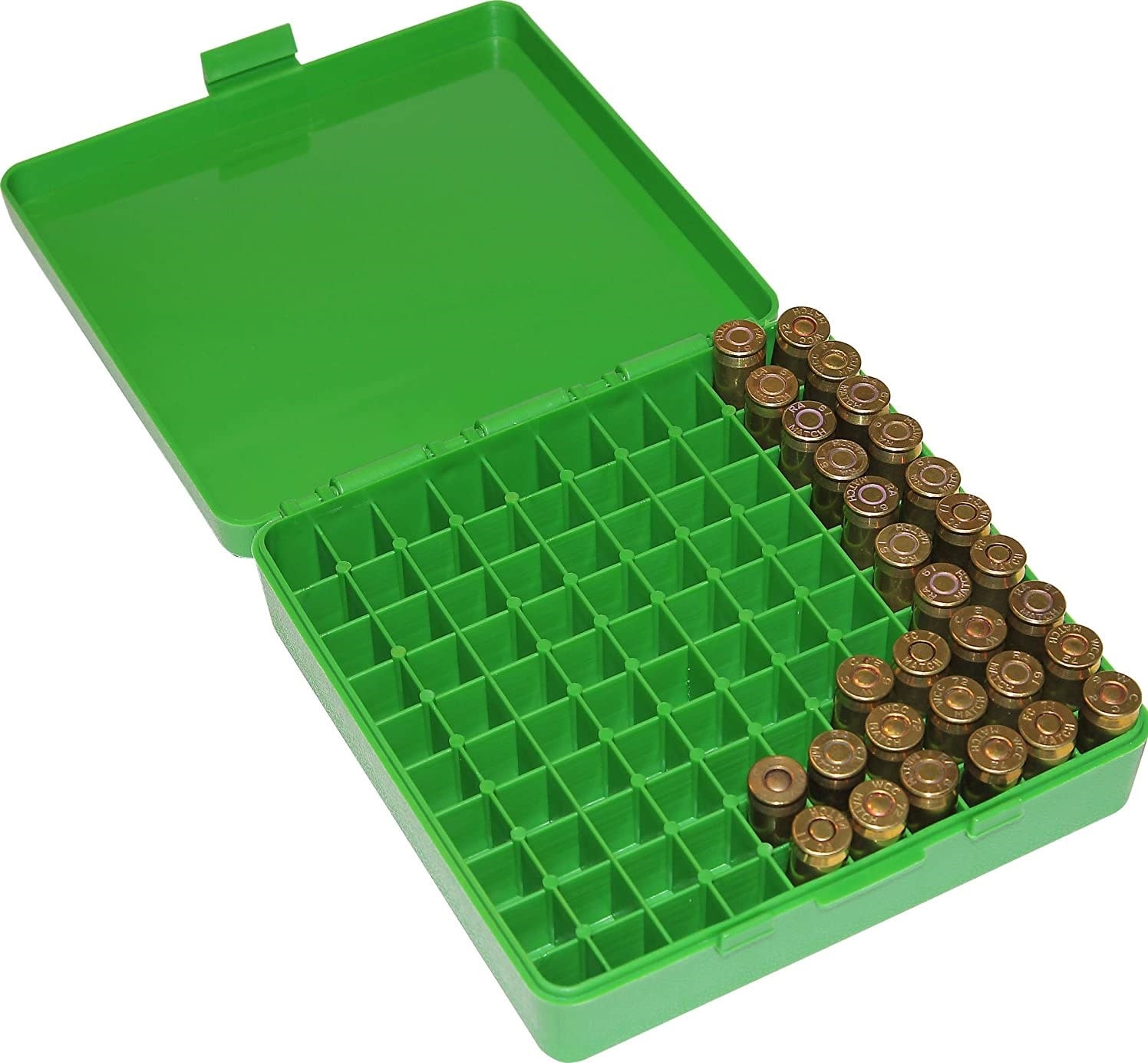 MTM Pistol FlipTop Ammo Box 45ACP/40S&W 100rds Green - Solely Outdoors Inc.